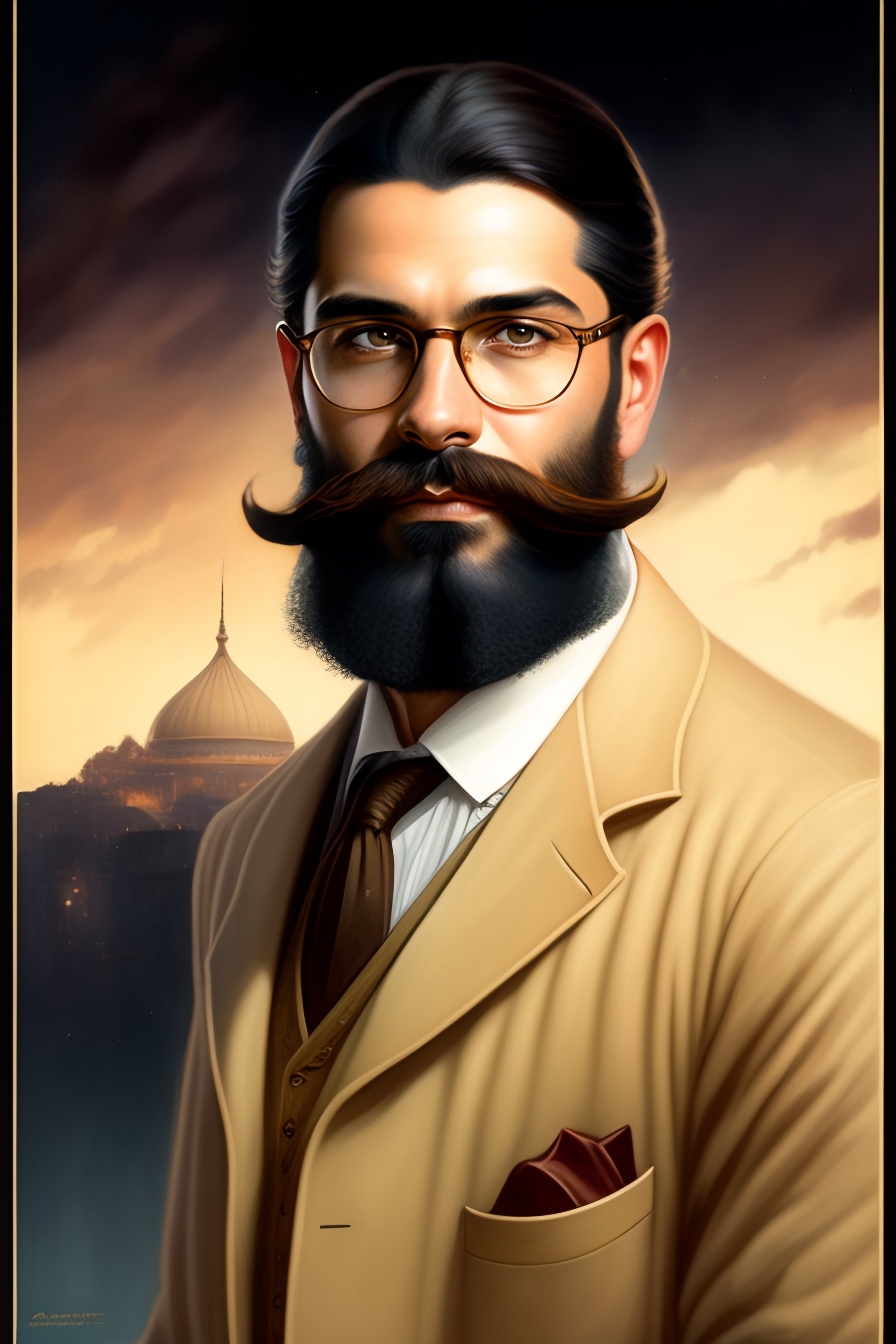 Lexica - Portrait of a 38 years old parapsychologist, in 1920, with ...