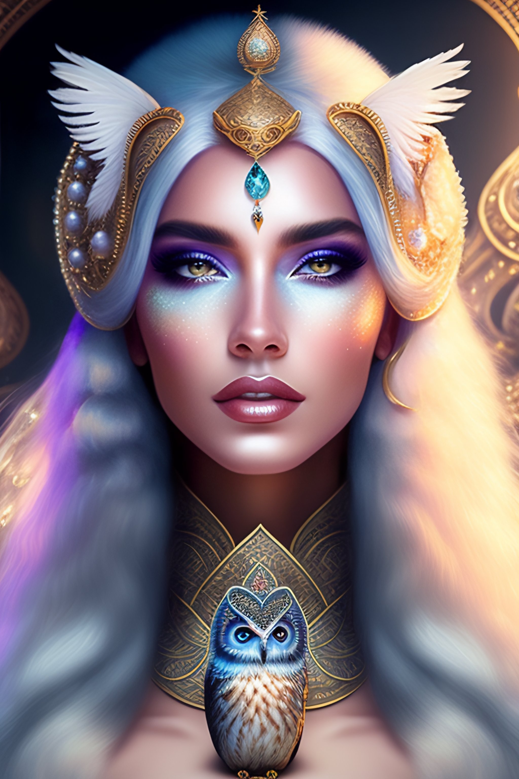 Lexica - Ultra high definition of a magnificent hybrid snow goddess and ...