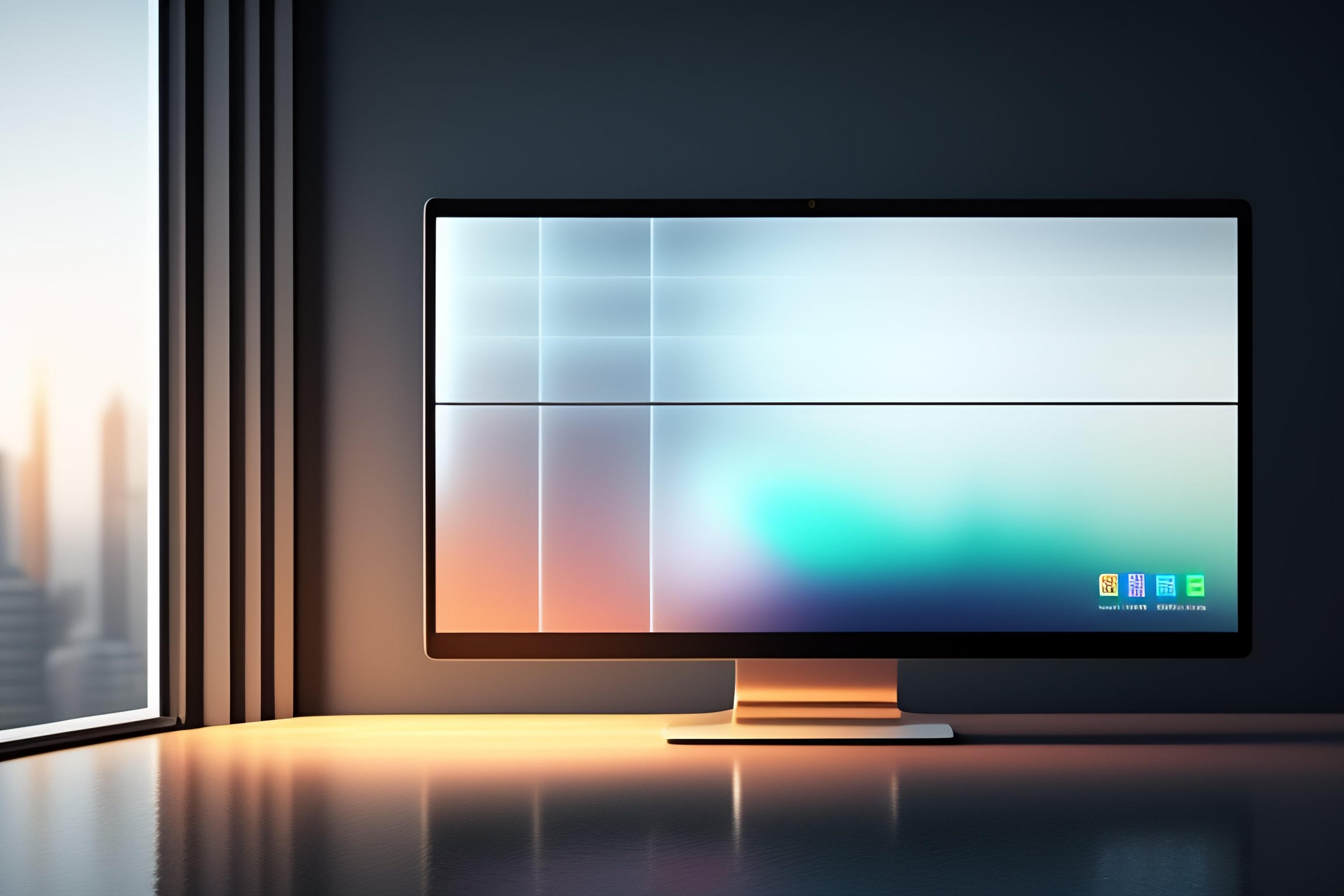 Lexica - Modern computer screen, the screen should be transparent ...