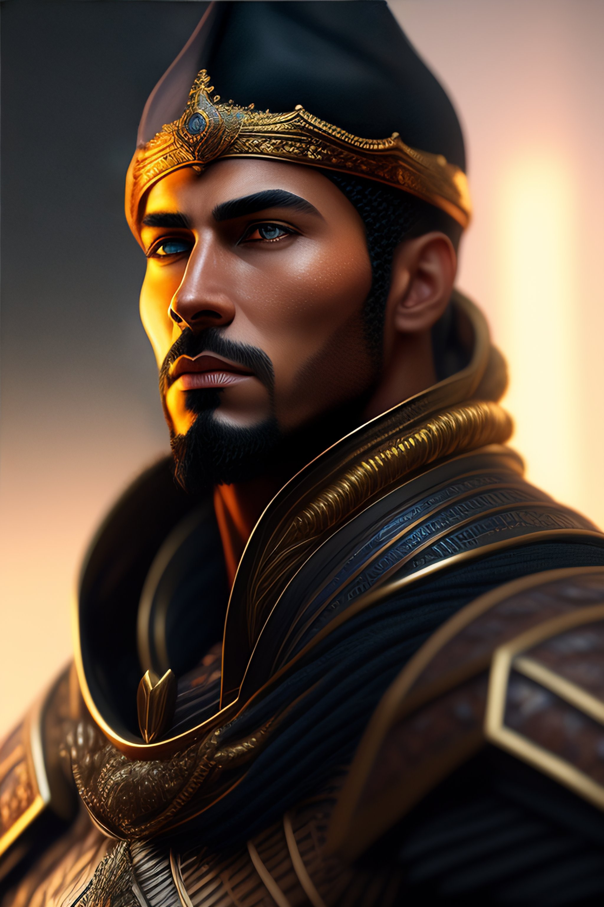 Lexica - Realistic render portrait of a sorcerer with an intricate ...