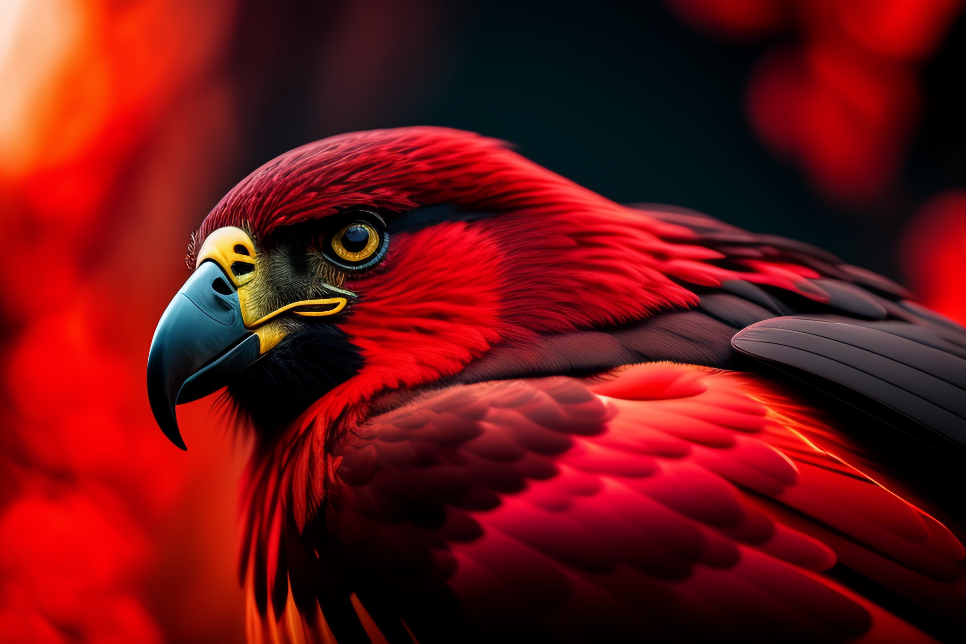Black Hawk Bird Wallpaper