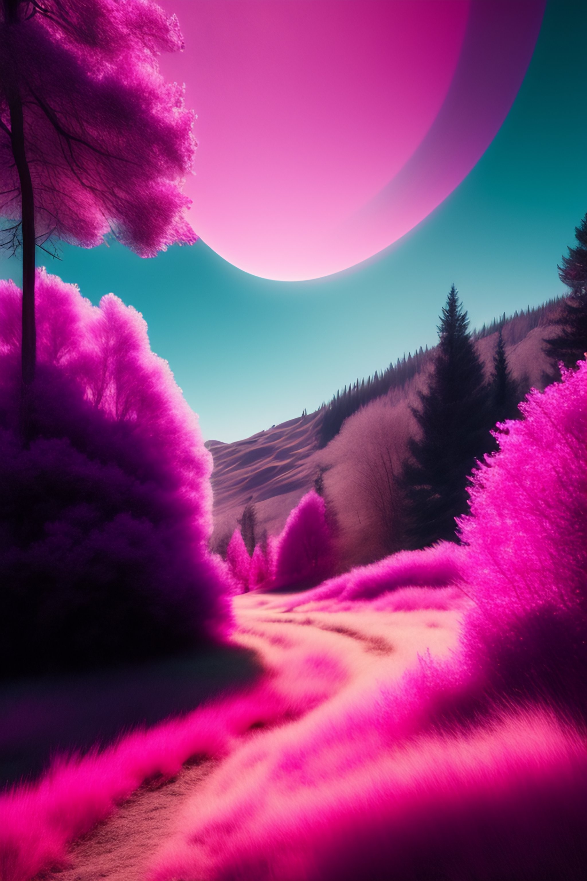 Lexica - Pink shadows