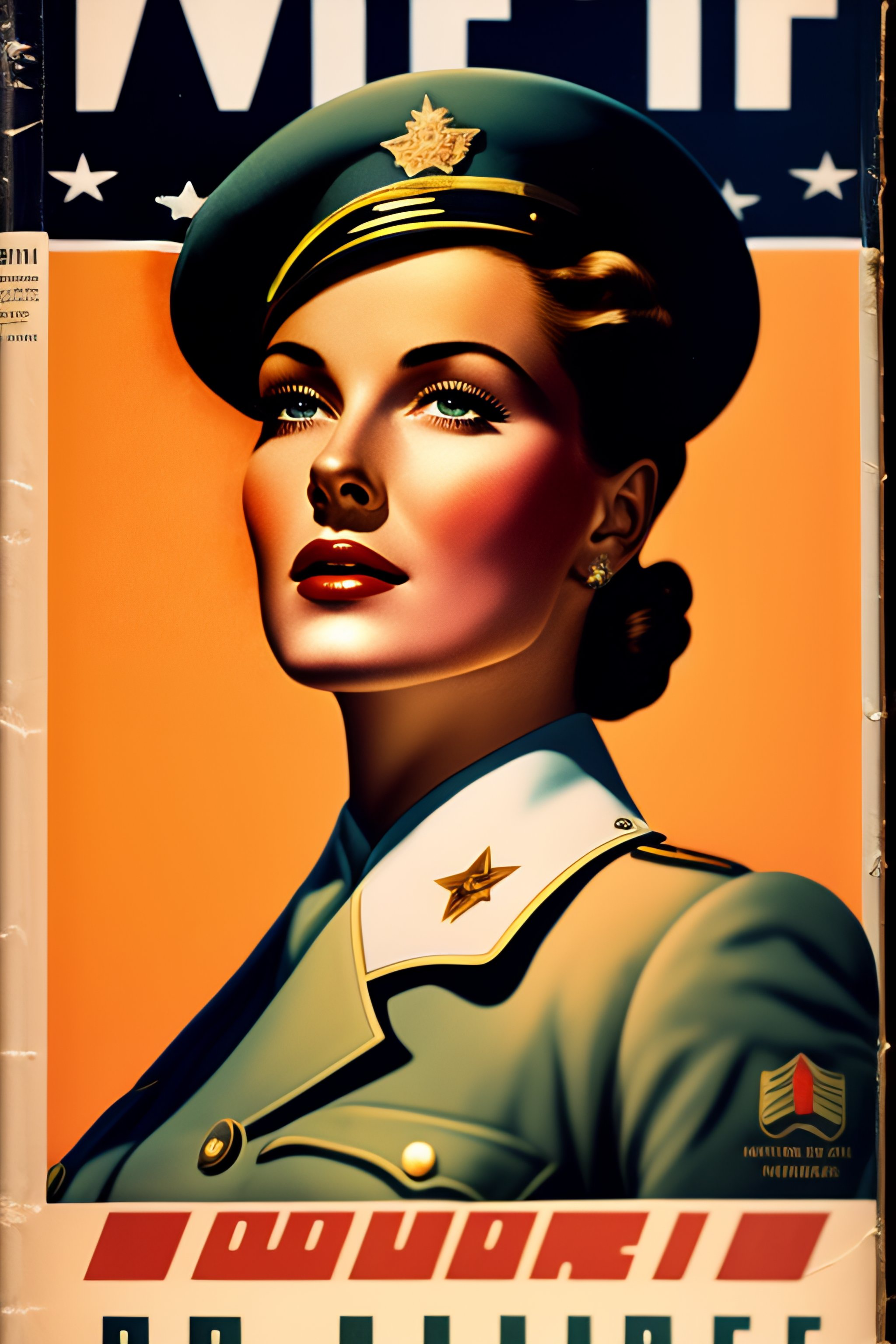 Lexica - 1945 pulp magazine cover, a beautiful woman in American ...