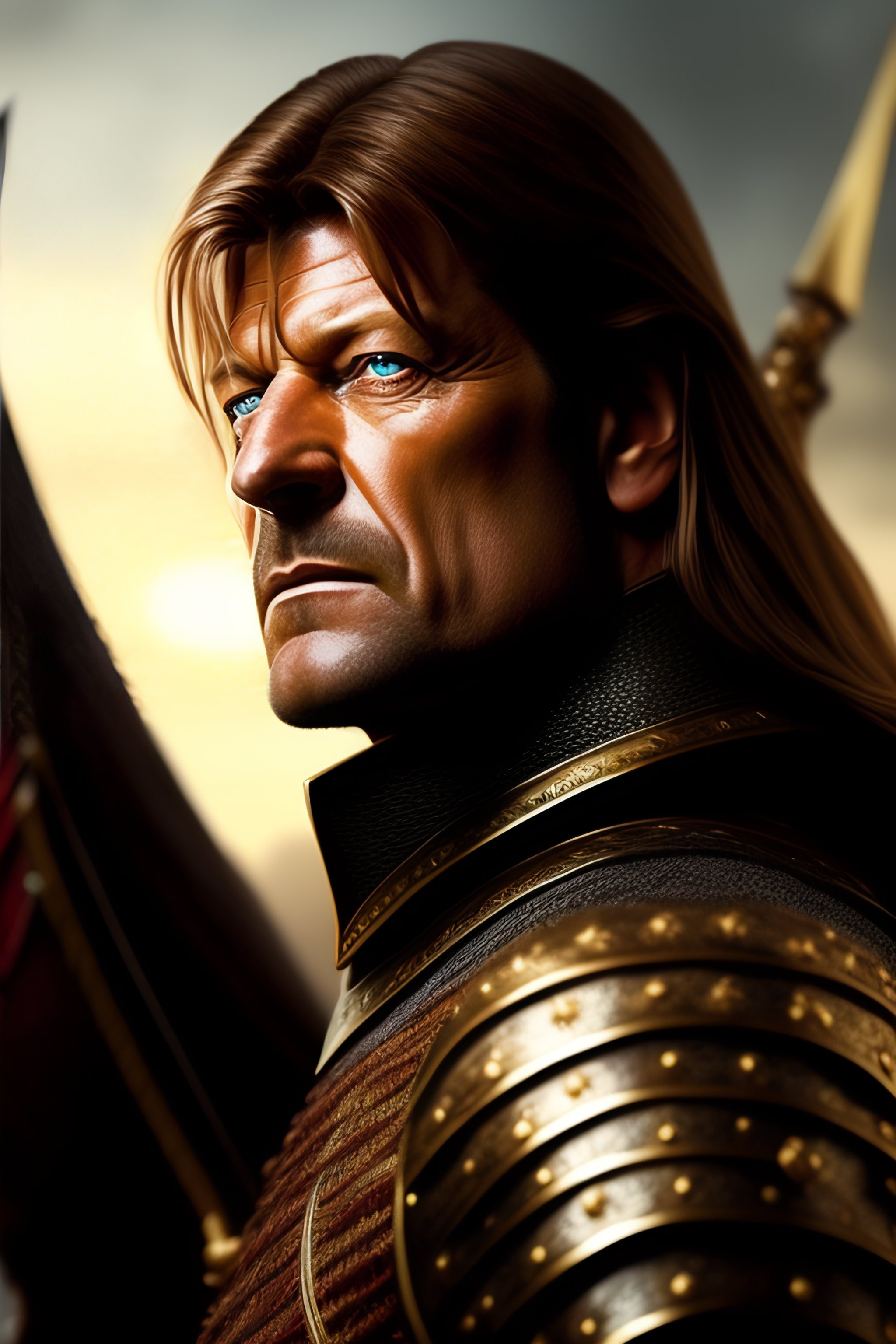Lexica - Sean bean like a medieval warrior, dnd style, fantasy