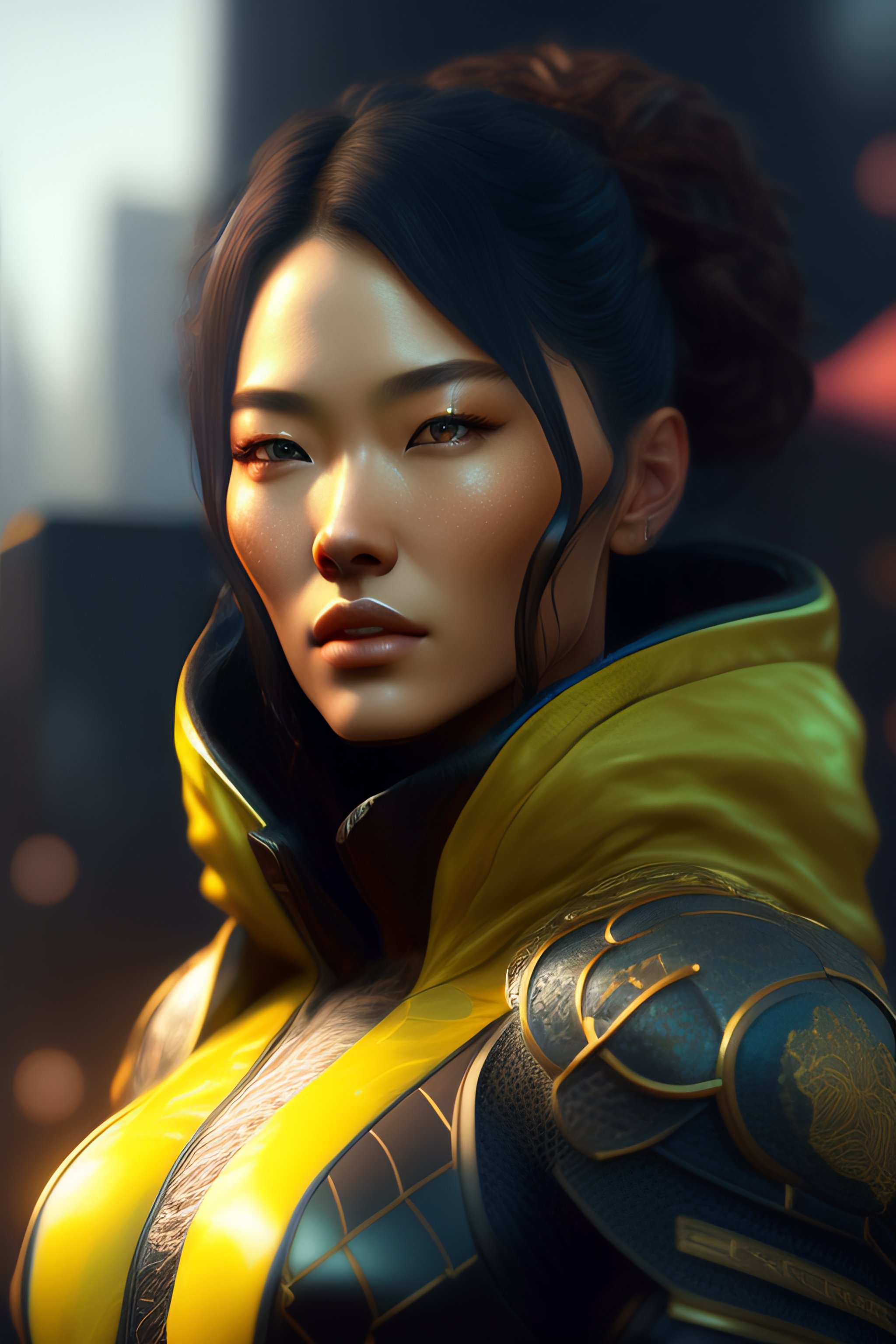 Lexica - Panam palmer from cyberpunk . cyber punk,, , neon ambiance ...