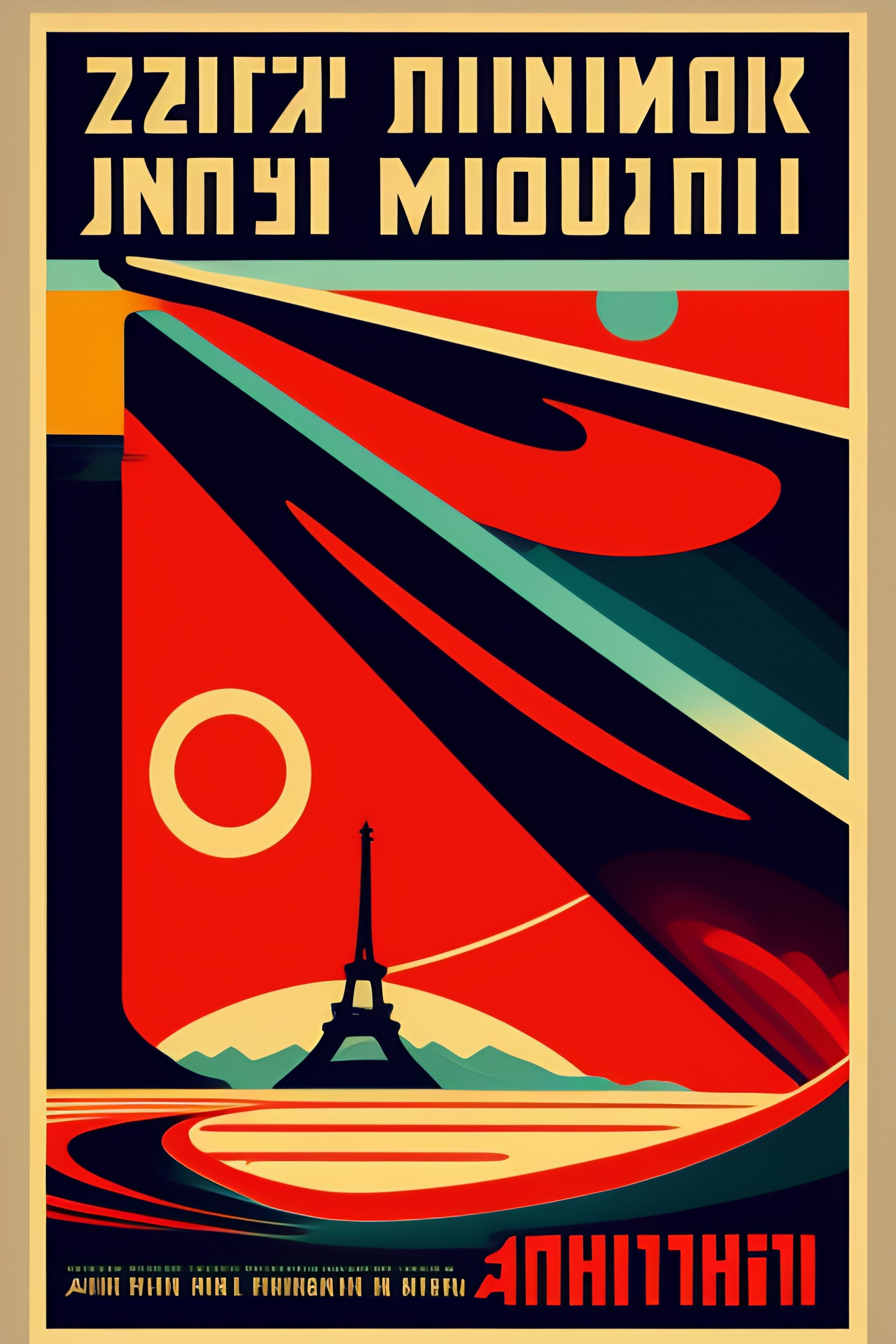 Lexica - Retro propaganda poster for sending emails