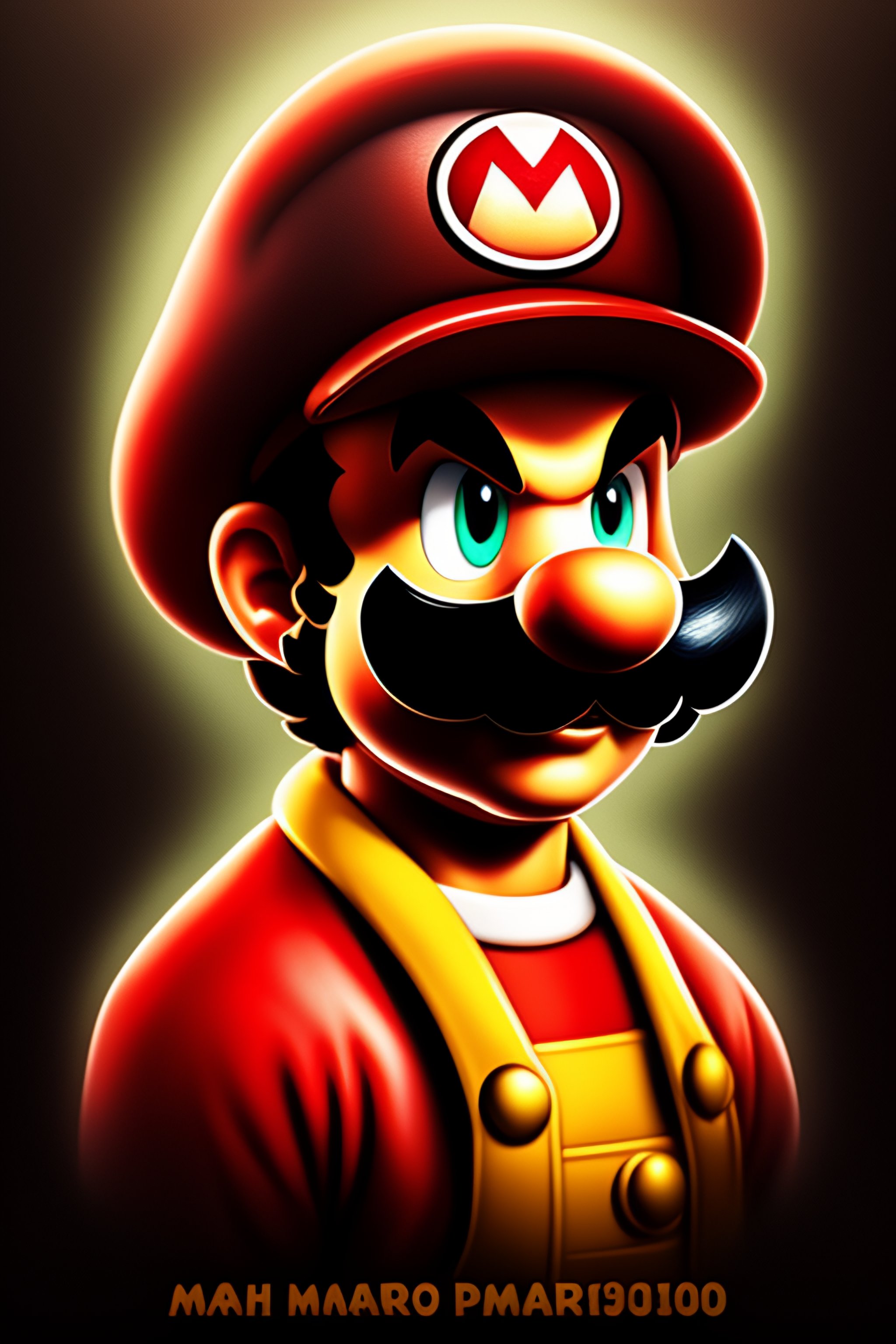 Lexica - Portrait of super strong mario bros fantastic style