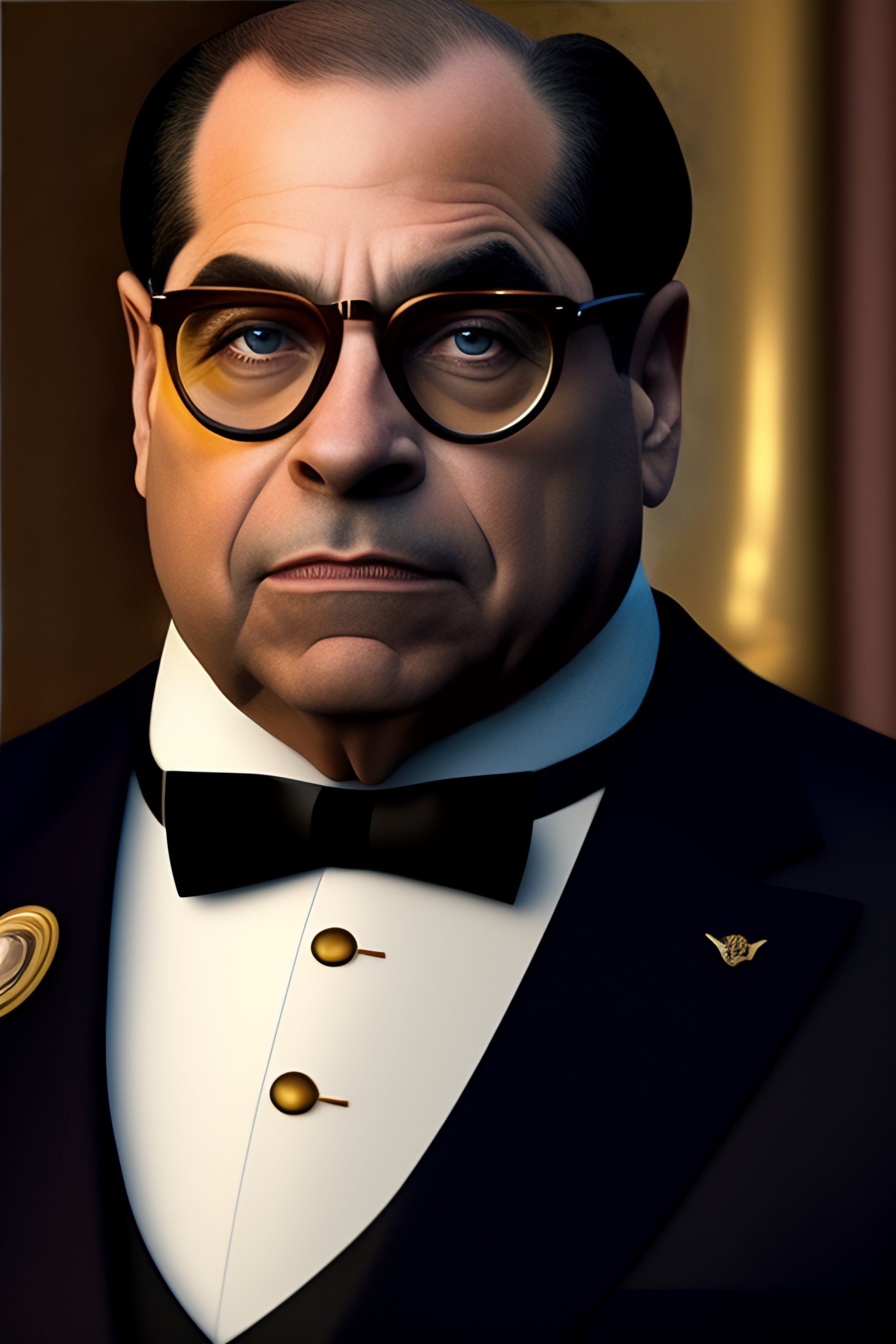 Lexica - Jerry nadler dressed as a penguin, wearing a monocle, 3d ...