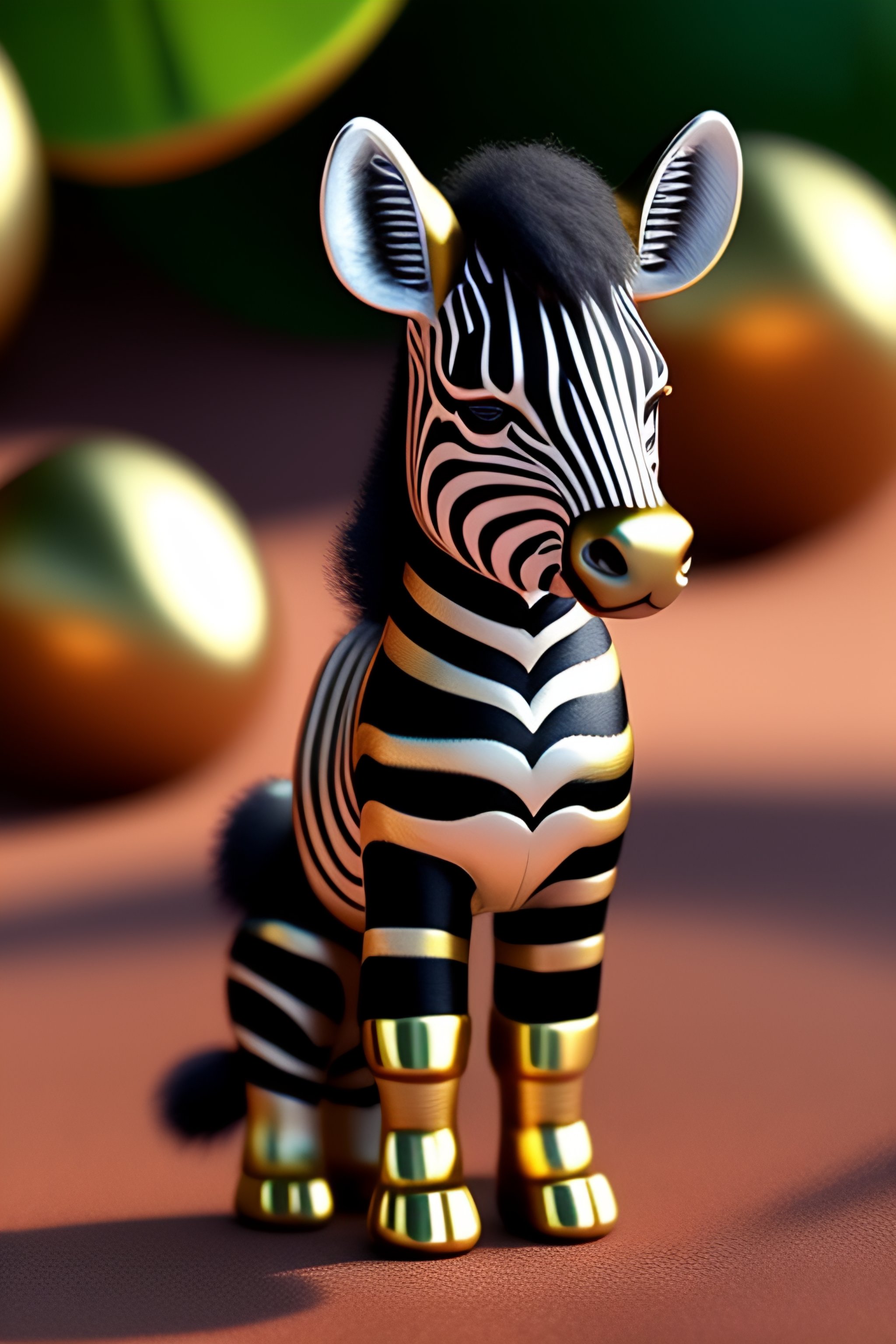 Lexica - Furry Zebra boy, bipedal, cute, jewelry, gold, gems, tropical ...