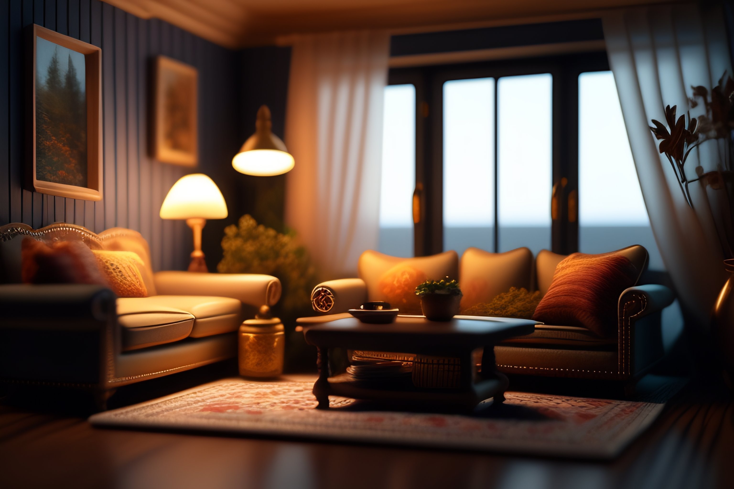 Lexica - Vintage, cozy interior lighting, artstation, ultra detailed ...
