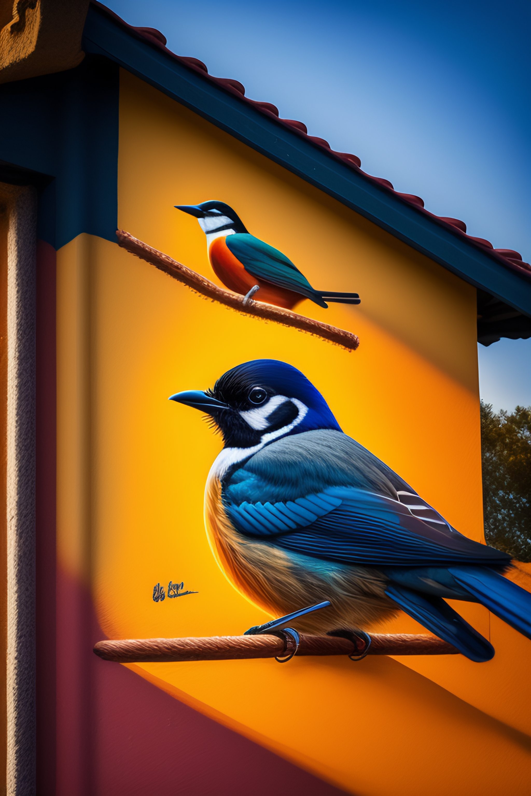 Lexica - Bird, boh, Wall Art