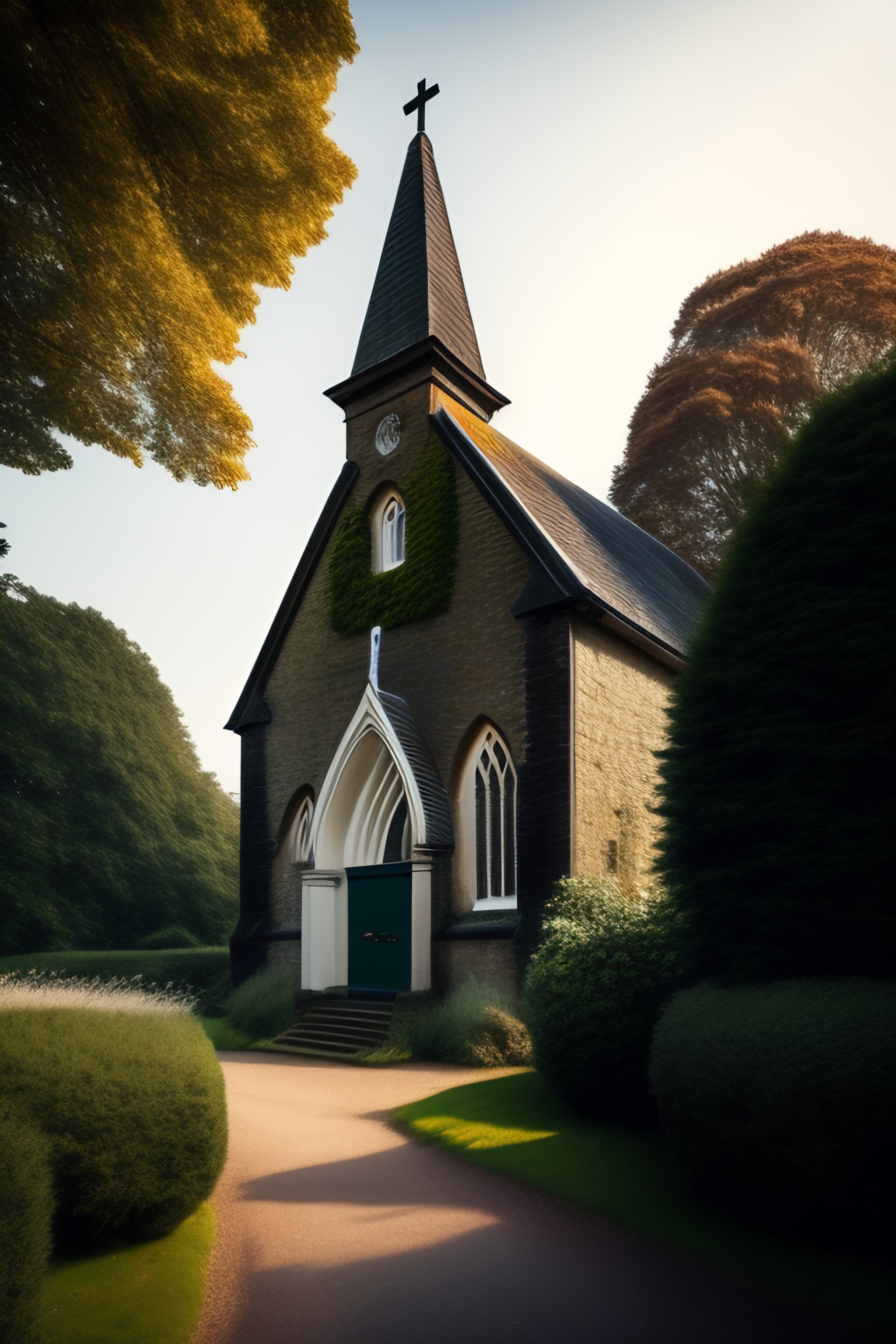 Lexica - A old church in england photo