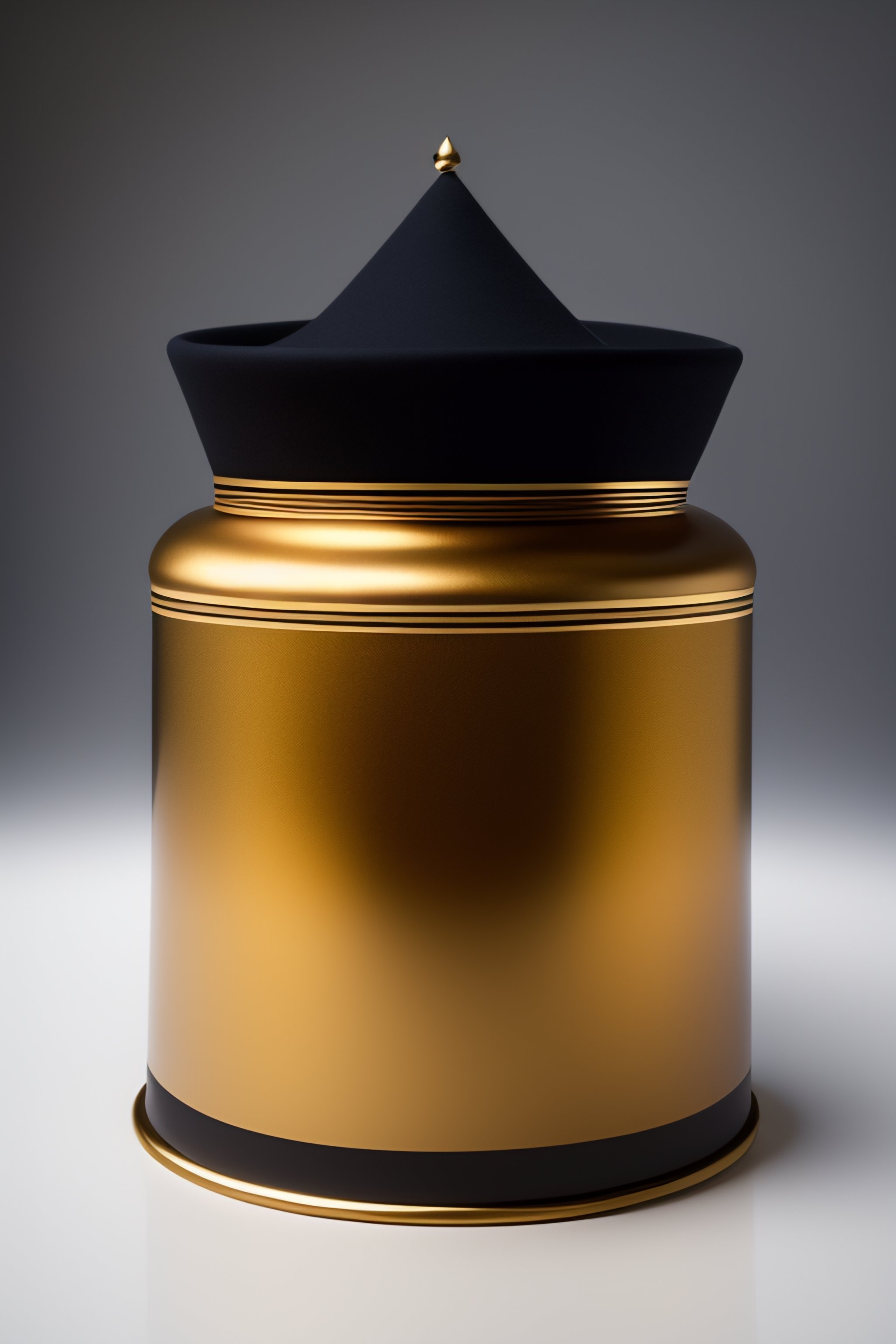 Lexica - Black magician's top cylinder hat upside down