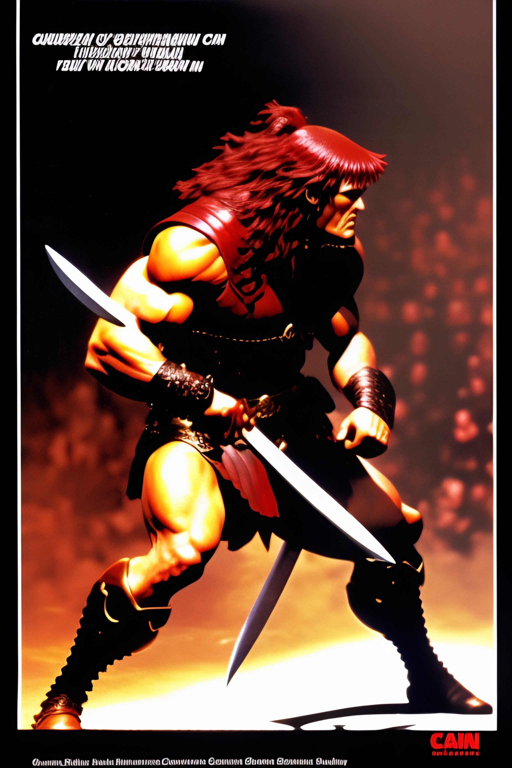 Lexica - The fight between Conan the Barbarian and guy from Berserk is ...