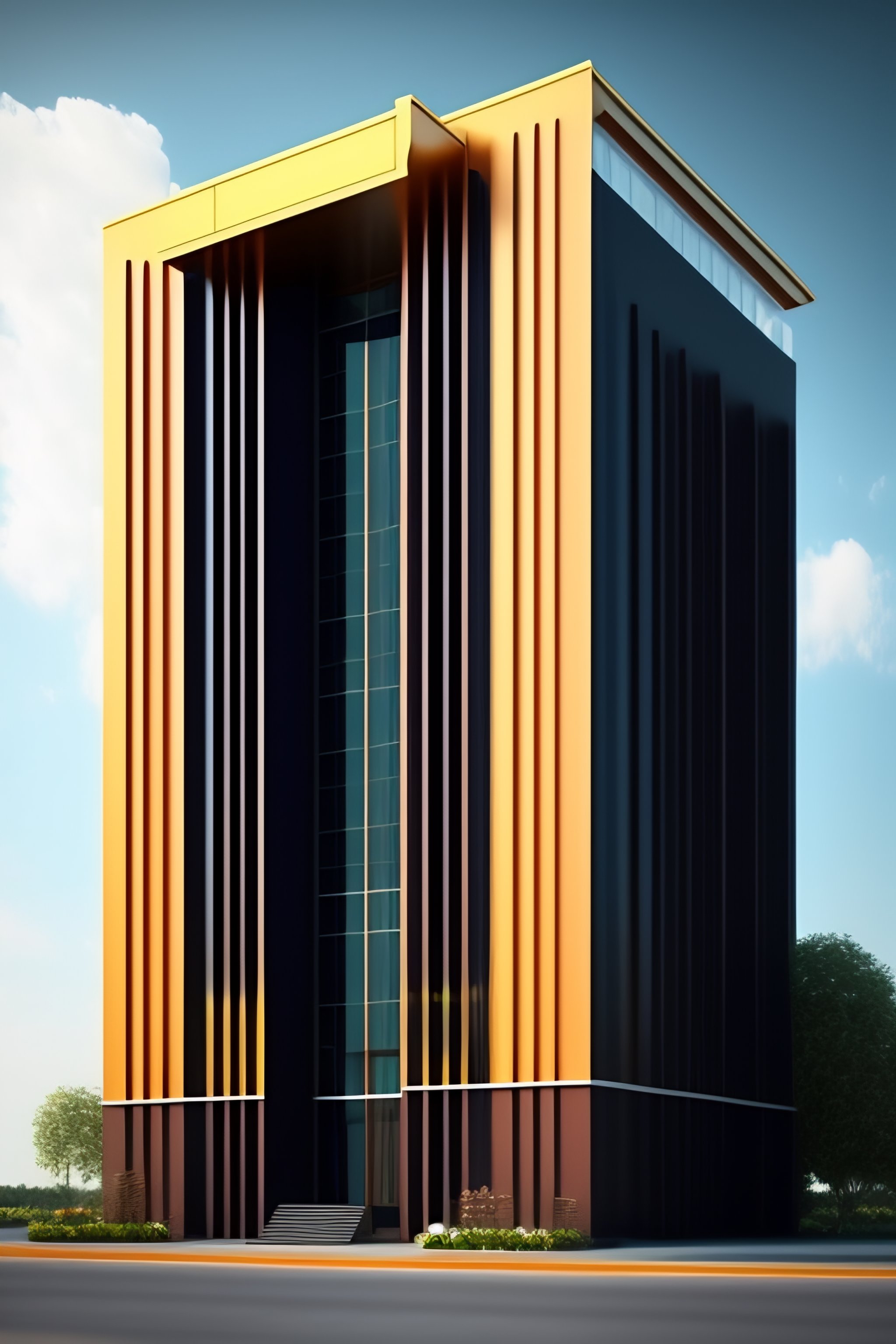 Lexica - 3d moden building