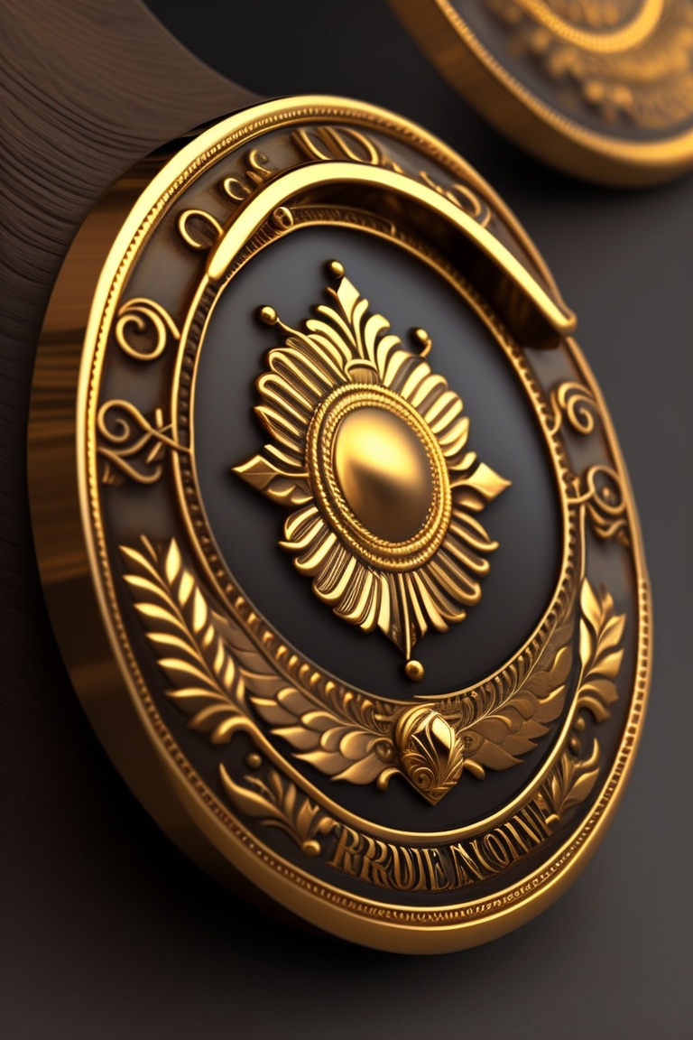 Lexica - Roman coin crown, fantasy art style