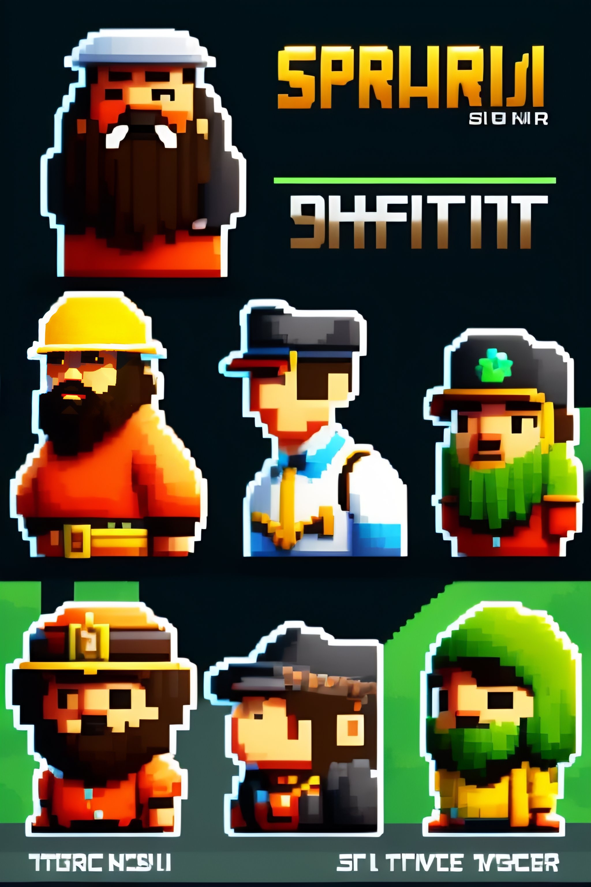 Lexica Spritesheet Character Game