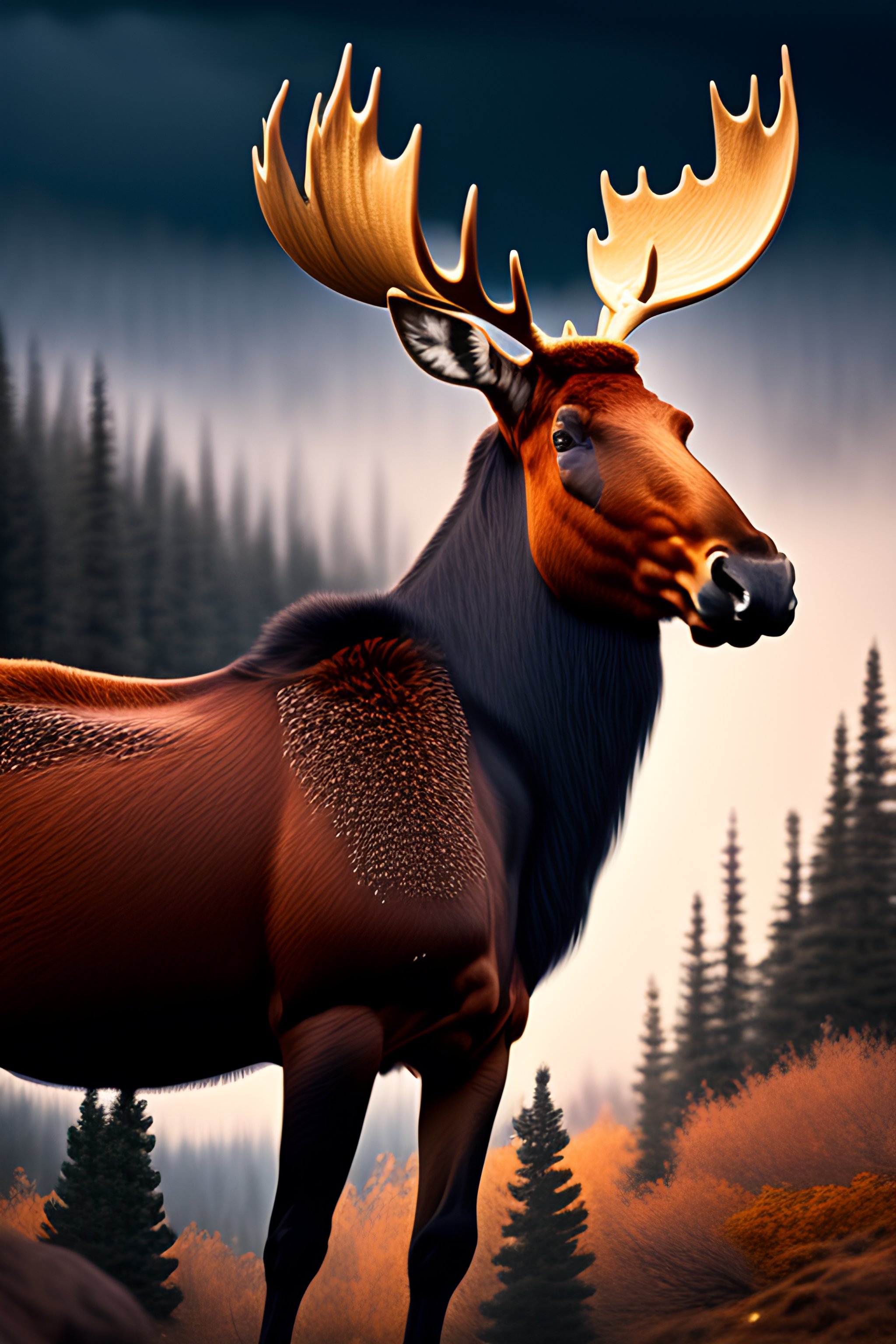 Lexica - Mystic moose in the wilderness