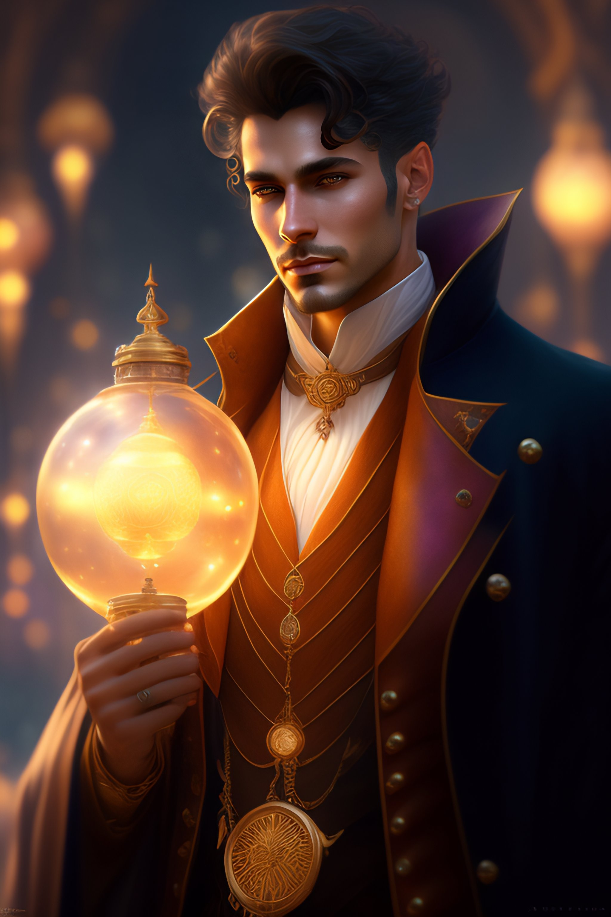 Lexica - Ultra realistic illustration of steampunk magical sandman male ...