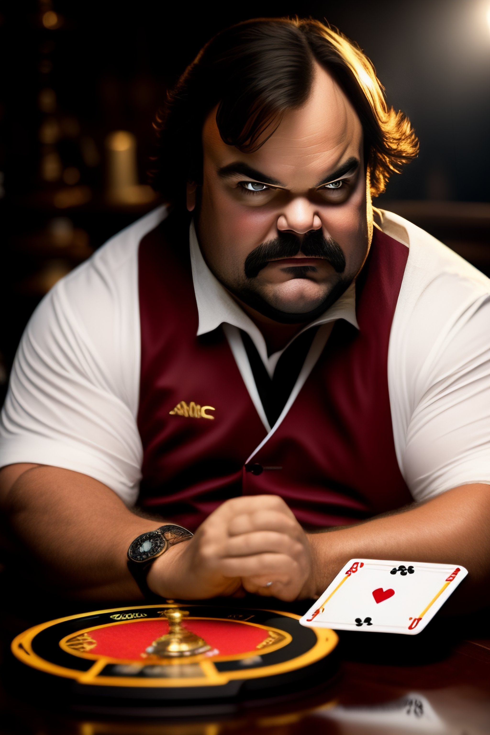 Lexica - Jack Black playing black Jack