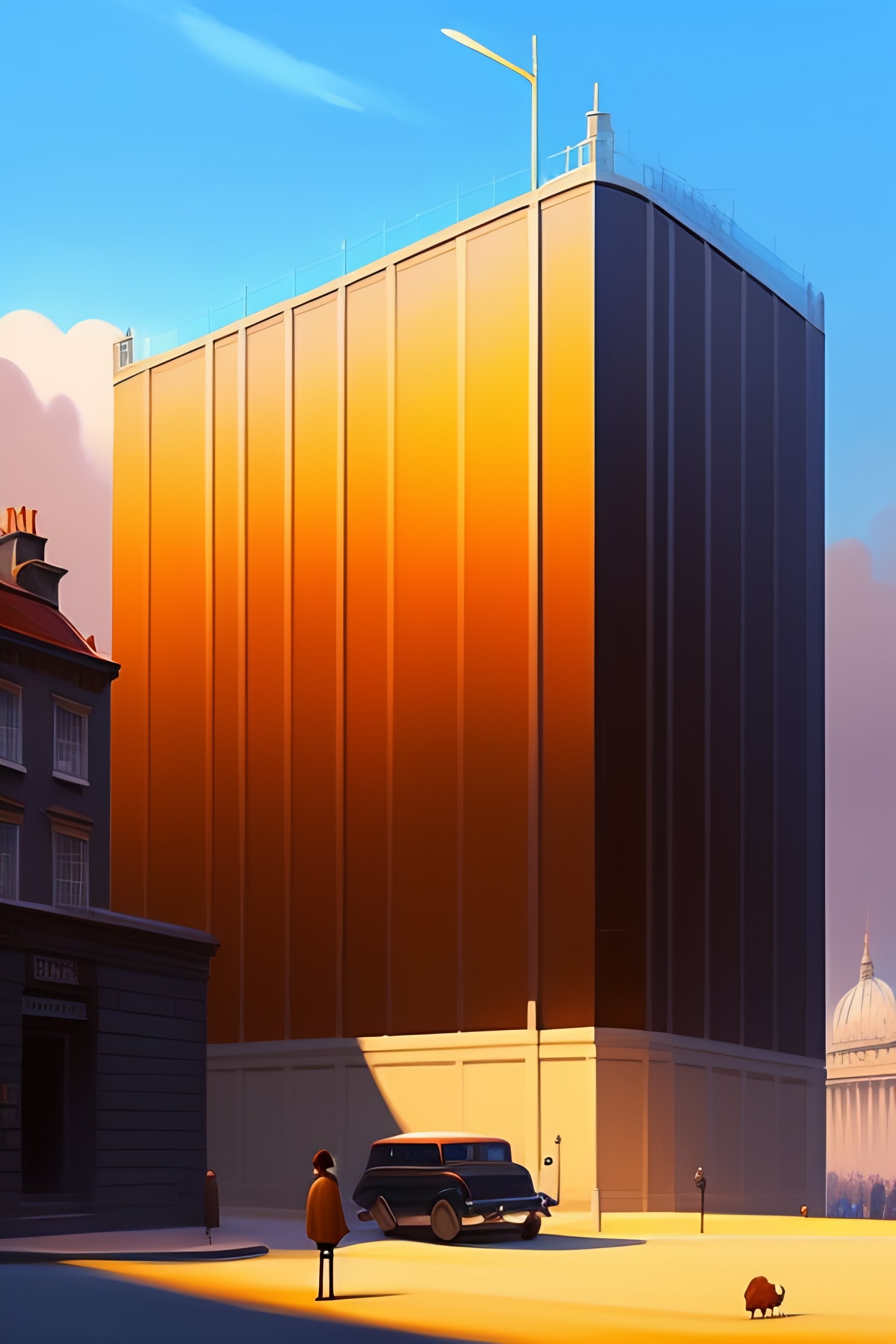 Lexica - A painting of a London, a storybook illustration by goro ...