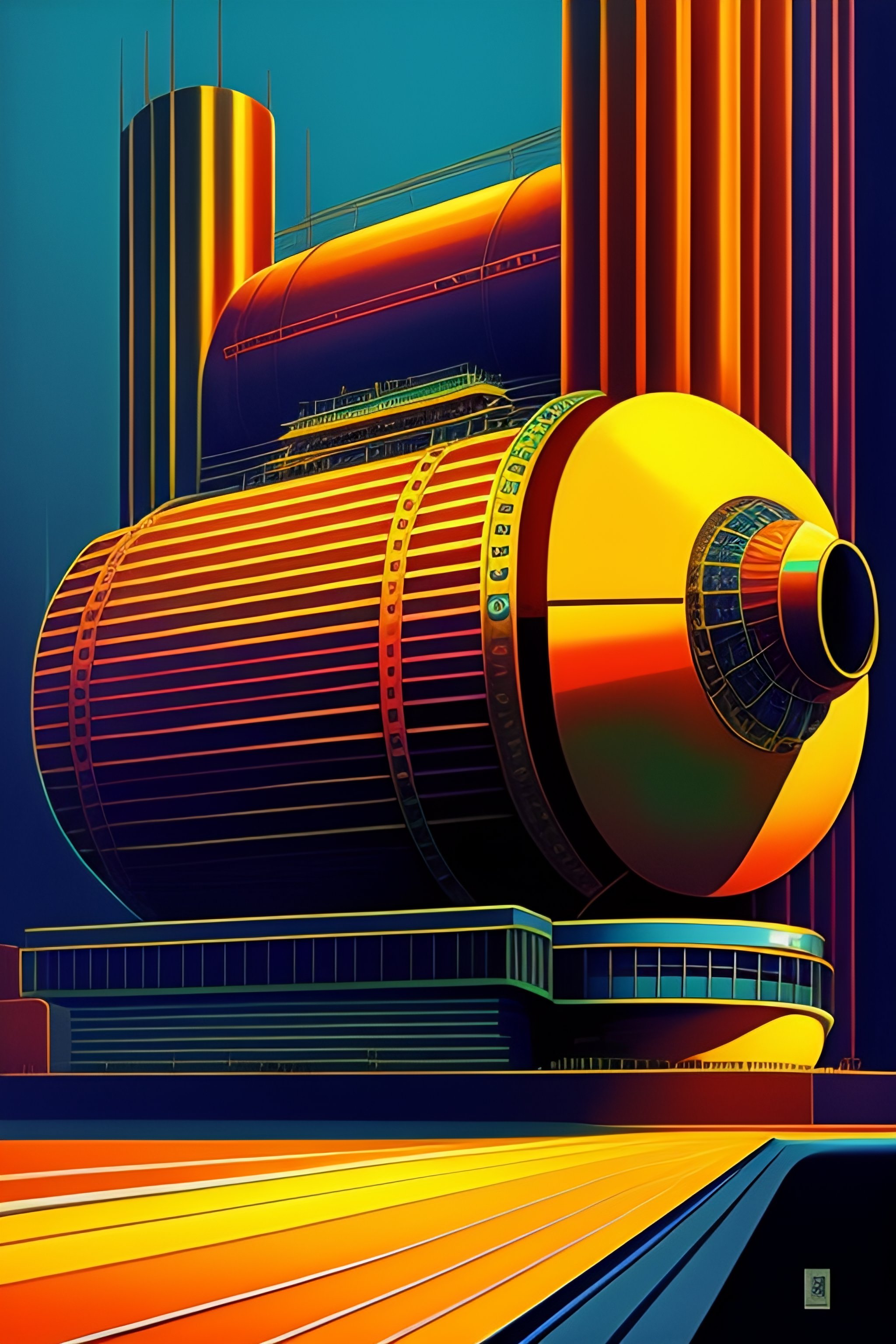 Lexica - Detailed particle accelerator, Synchrotron, CERN. 1 9 3 0 s ...