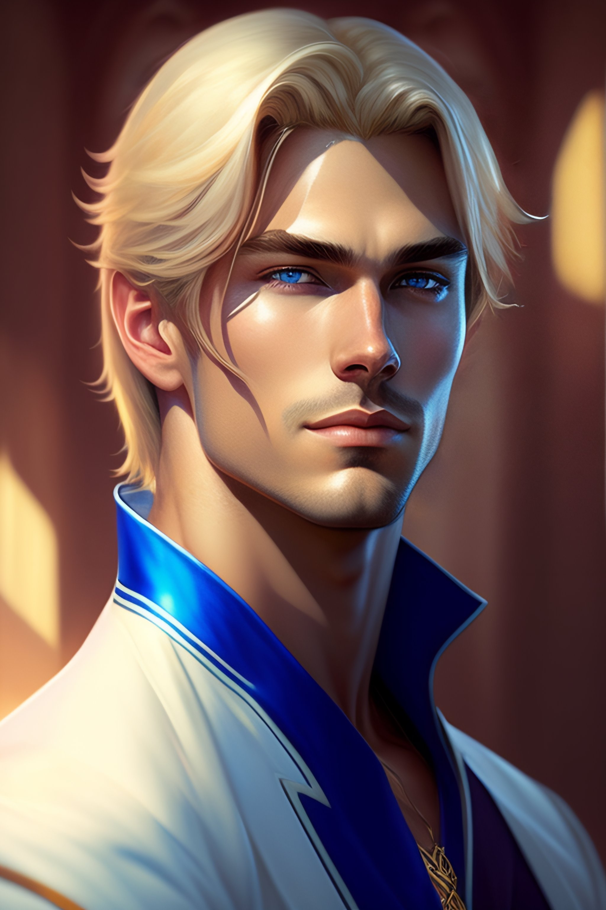 Lexica - Highly detailed vfx portrait of a blond centre parting pretty ...