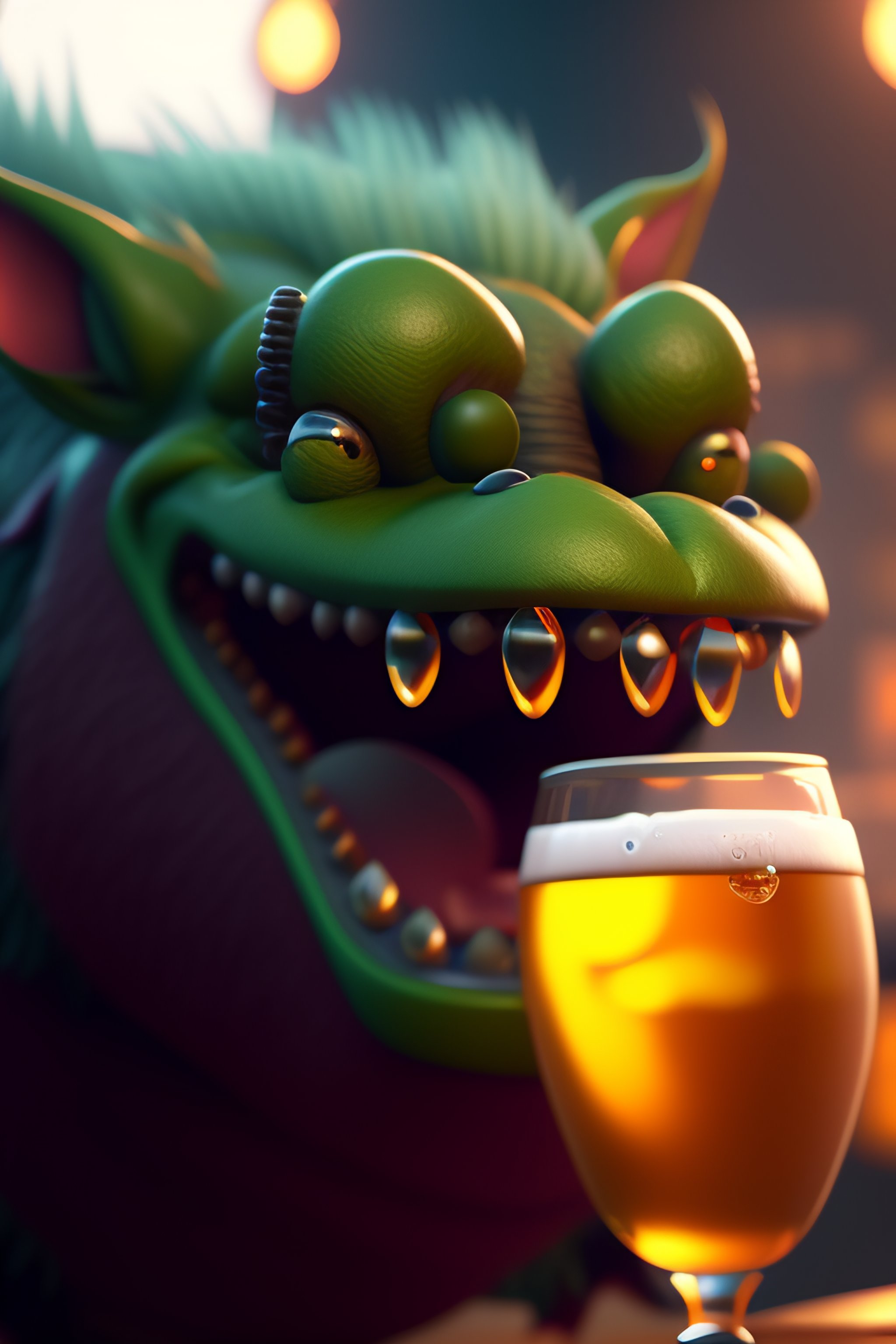 Lexica - An ugly, deformed troll, laughing in a drunken stupor as he ...