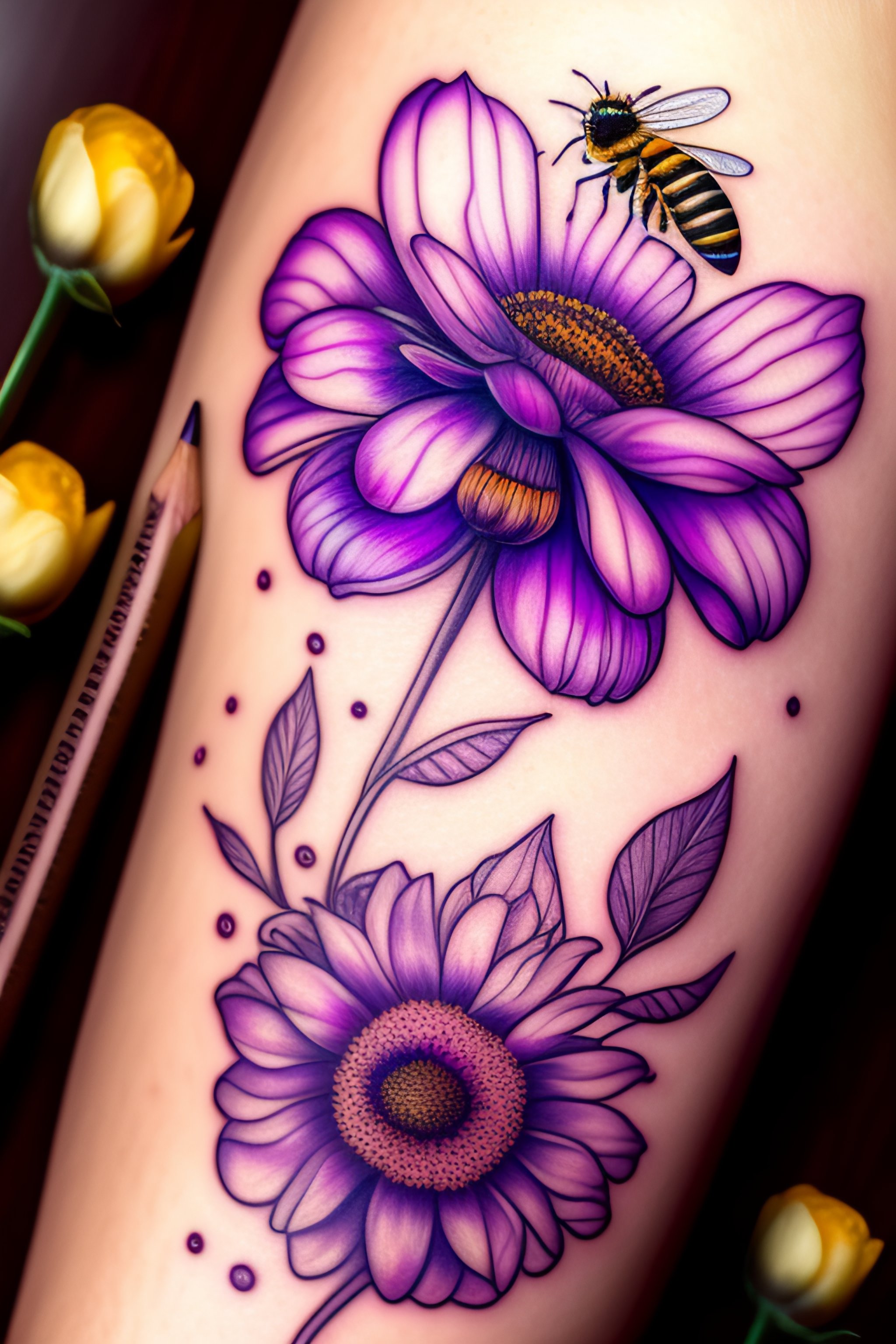 Light Purple Tattoo
