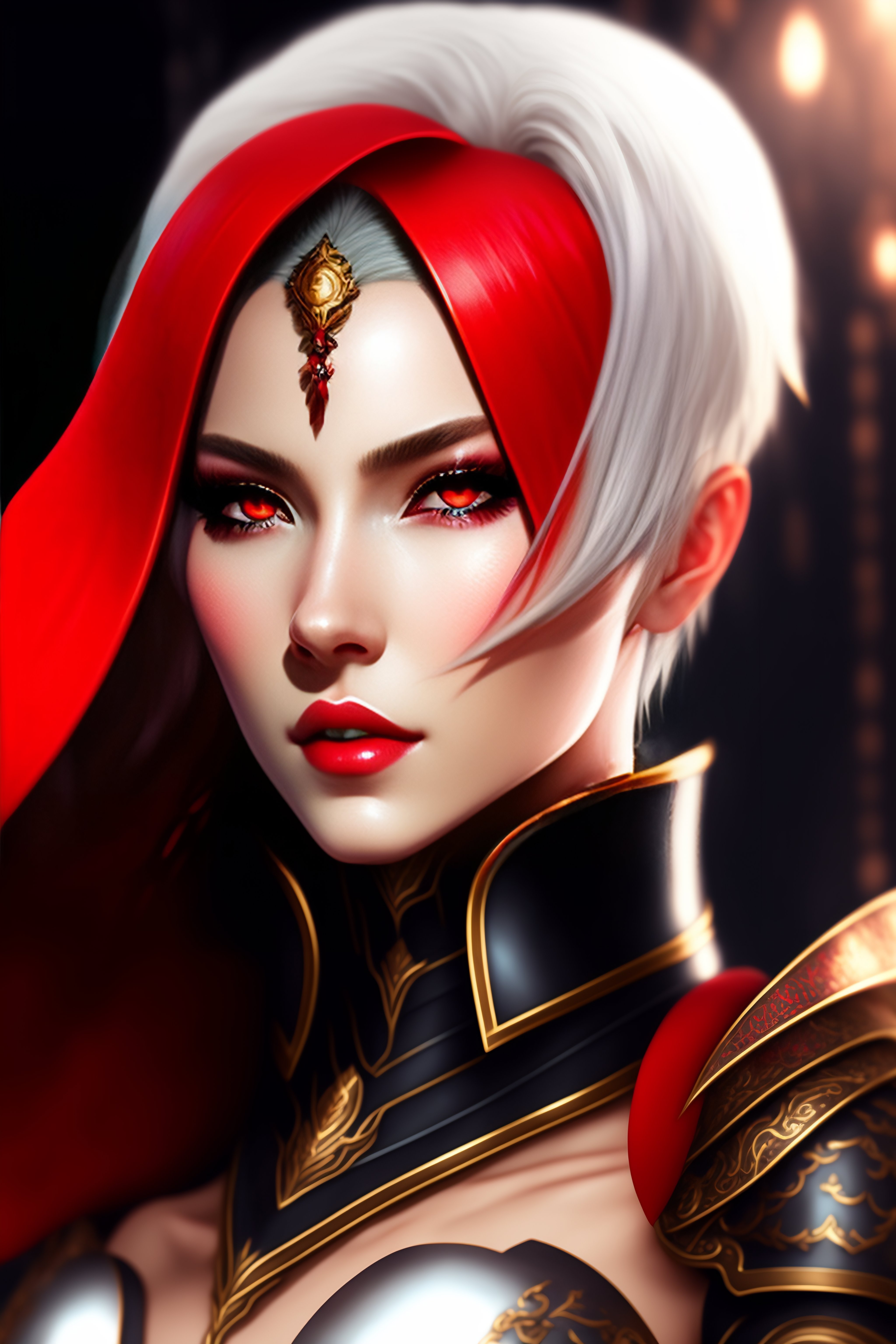 Lexica - Portrait of an anime princess vampire woman character hyper ...