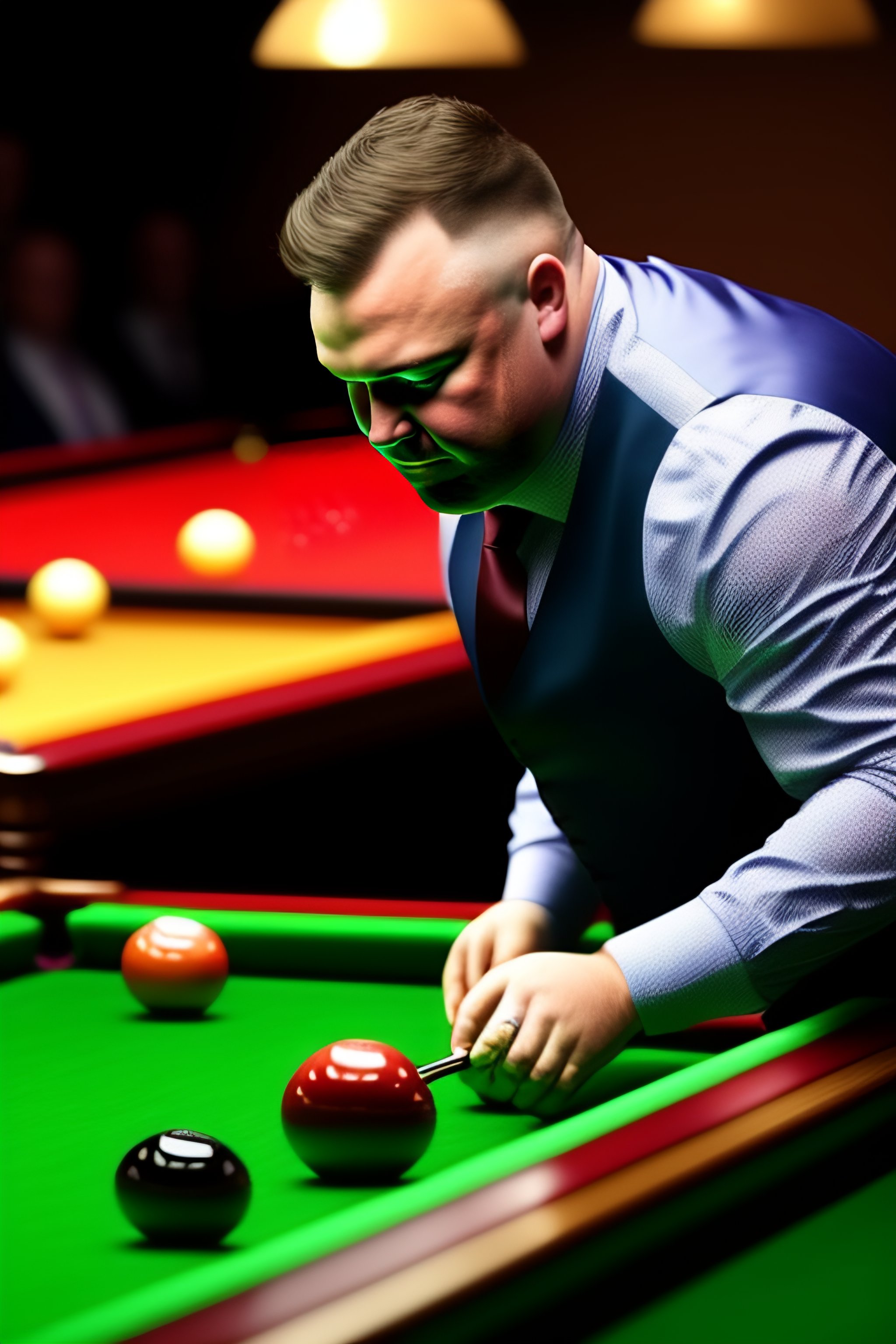 Lexica - Snooker player Doug Mountjoy potting an onion in the middle ...