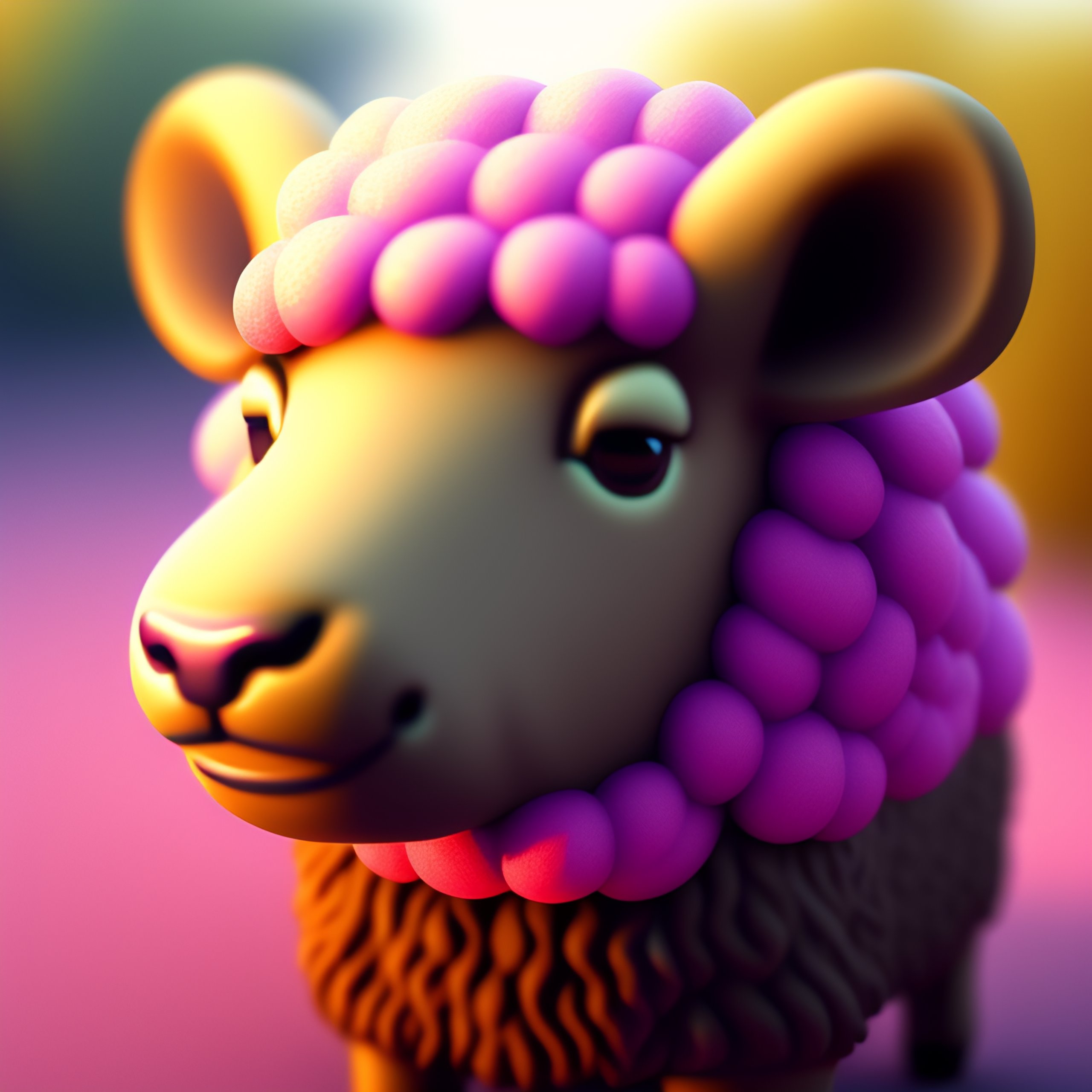 Lexica - Adorable sheep, low detail, devinart, trending on artstation ...