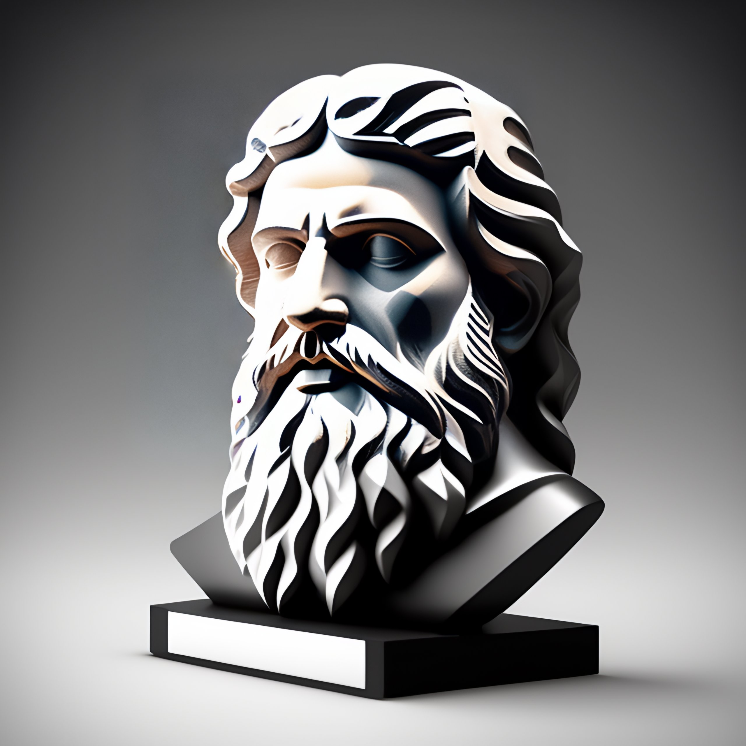 Lexica - Bust of greek orator homer, long curly hair, socrates ...