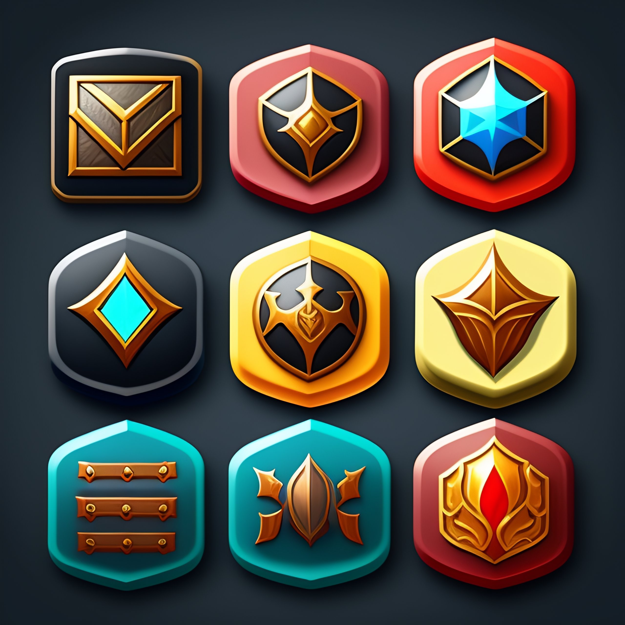 Lexica - Stylized RPG game icons hero