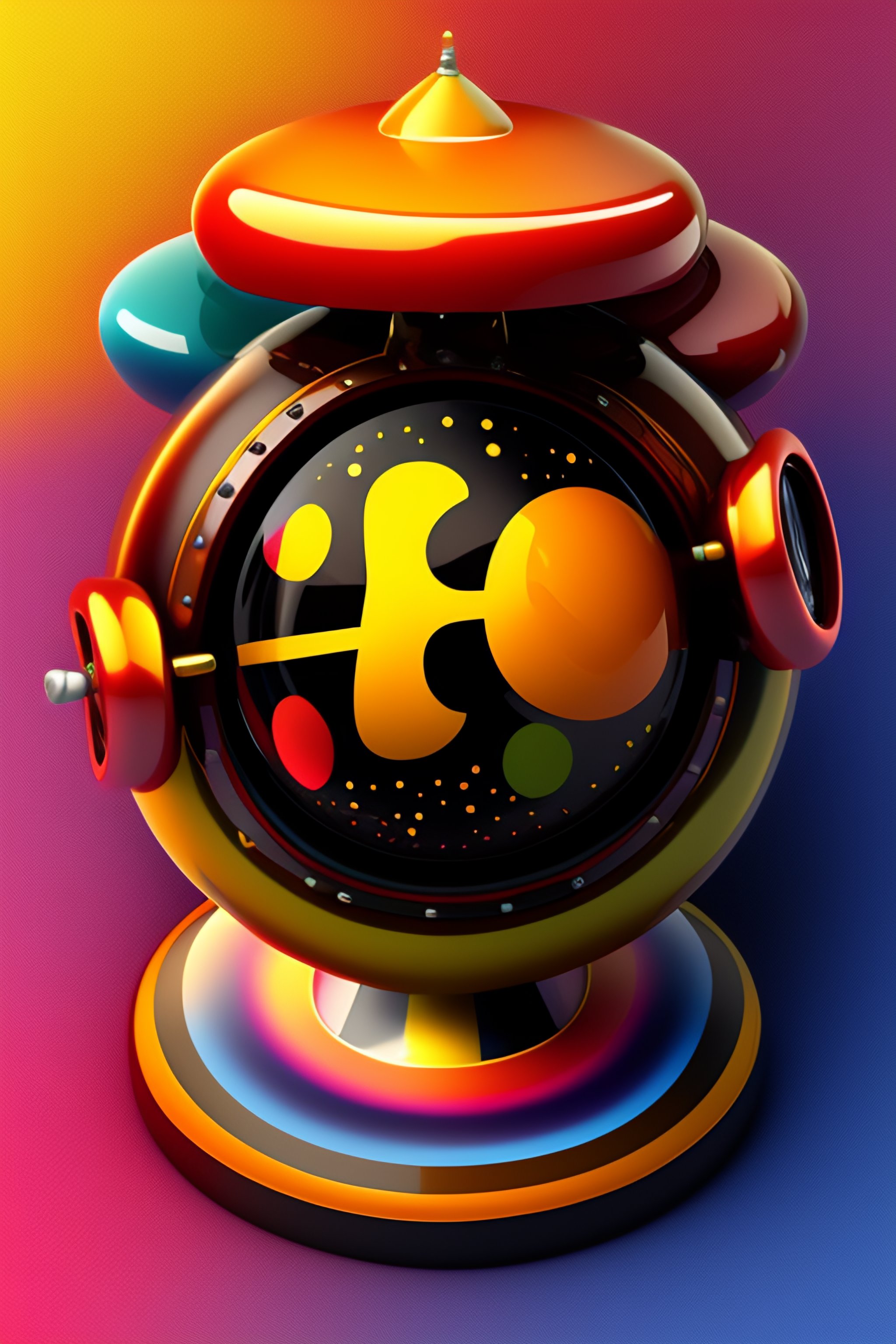 Lexica - A cartoon bomb design with a stylized explosion