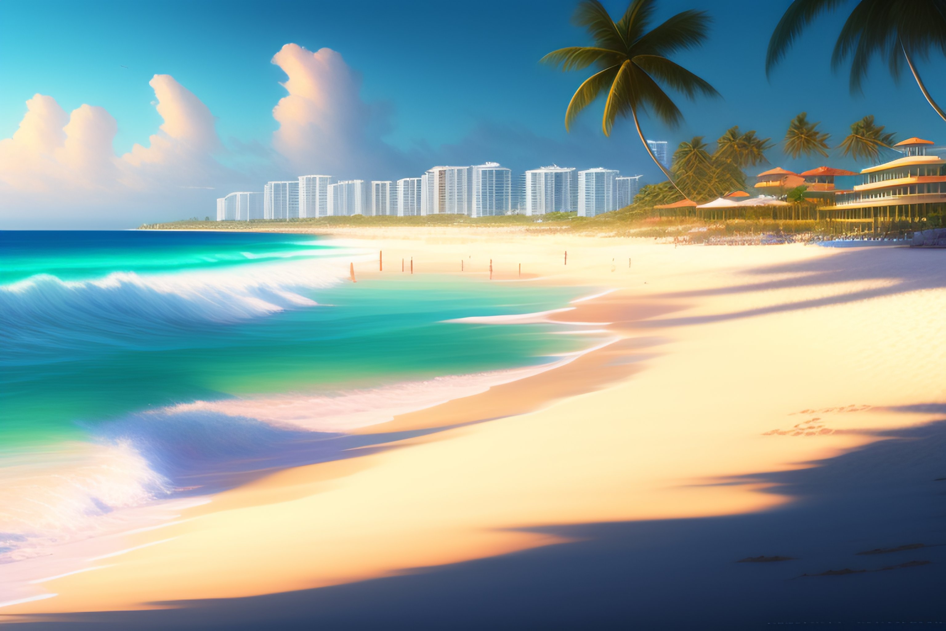 Lexica - A beautiful painting of Fort Lauderdale Florida by Greg ...