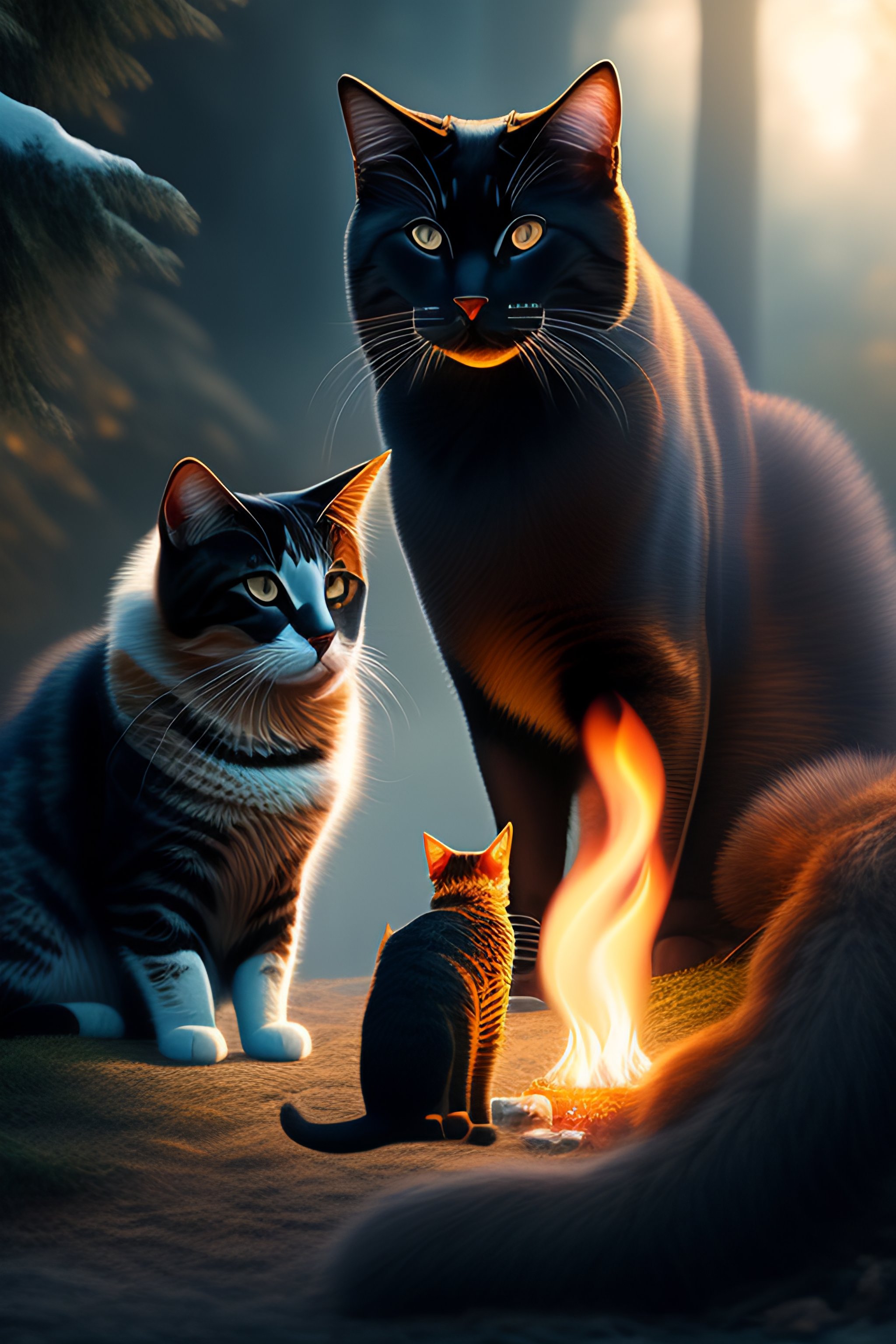 Lexica - Witch summoning cats from the dead