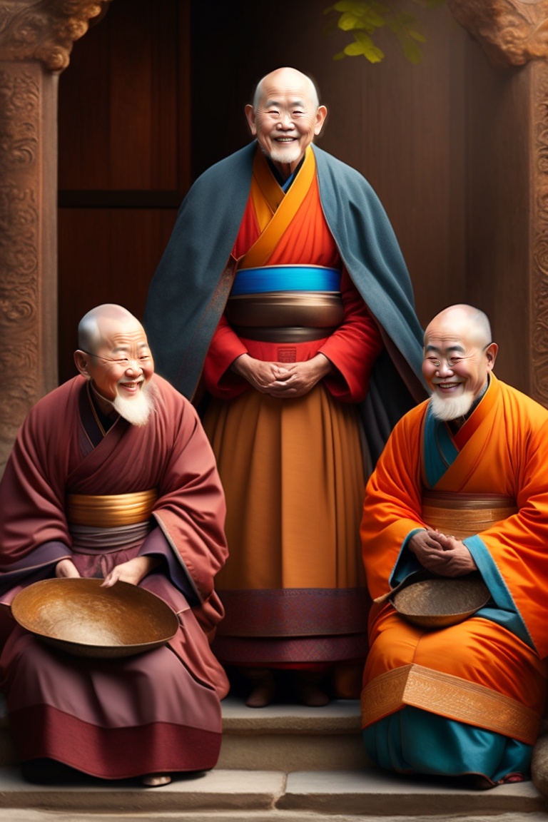 Lexica - Once Upon a time in ancient China, there lived 3 old monks ...