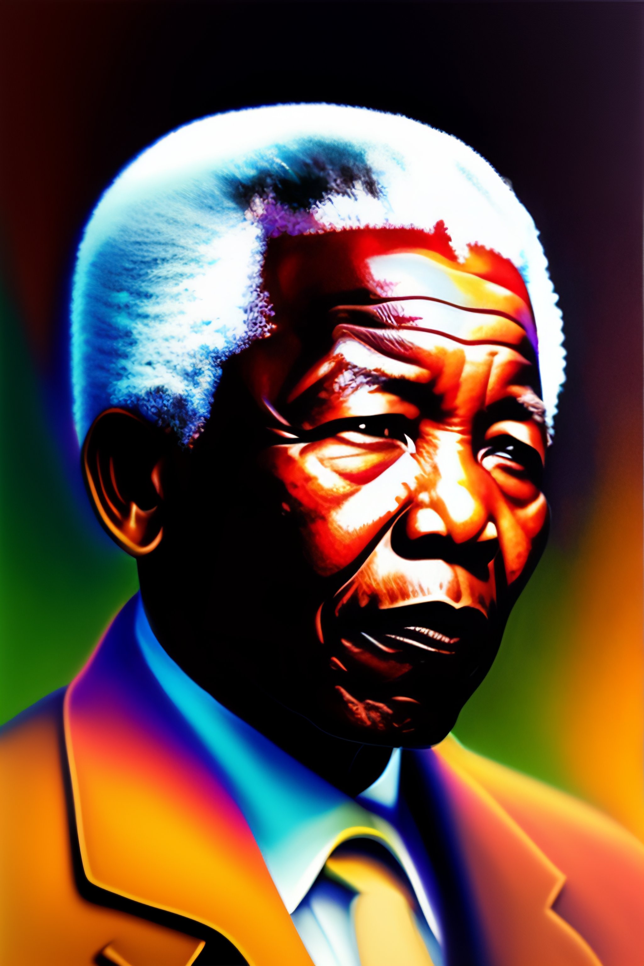 Lexica - Nelson Mandela realistic