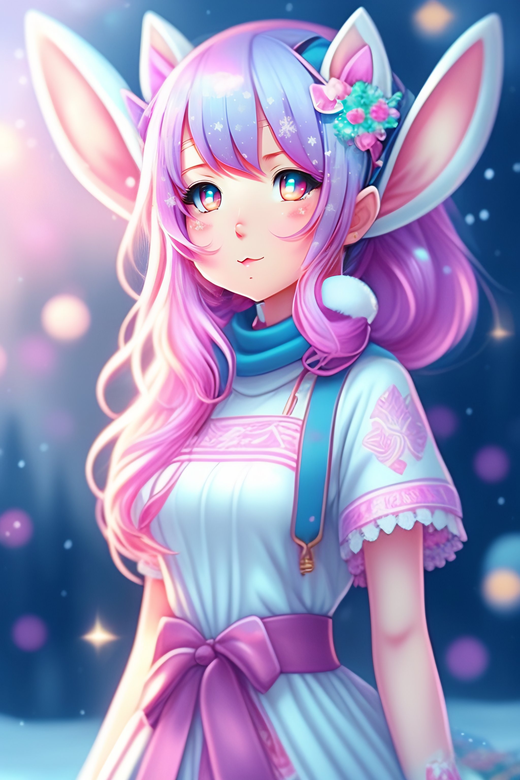 Lexica Anime wallpaper Like Pencil Drawing Digital Art Of Cute