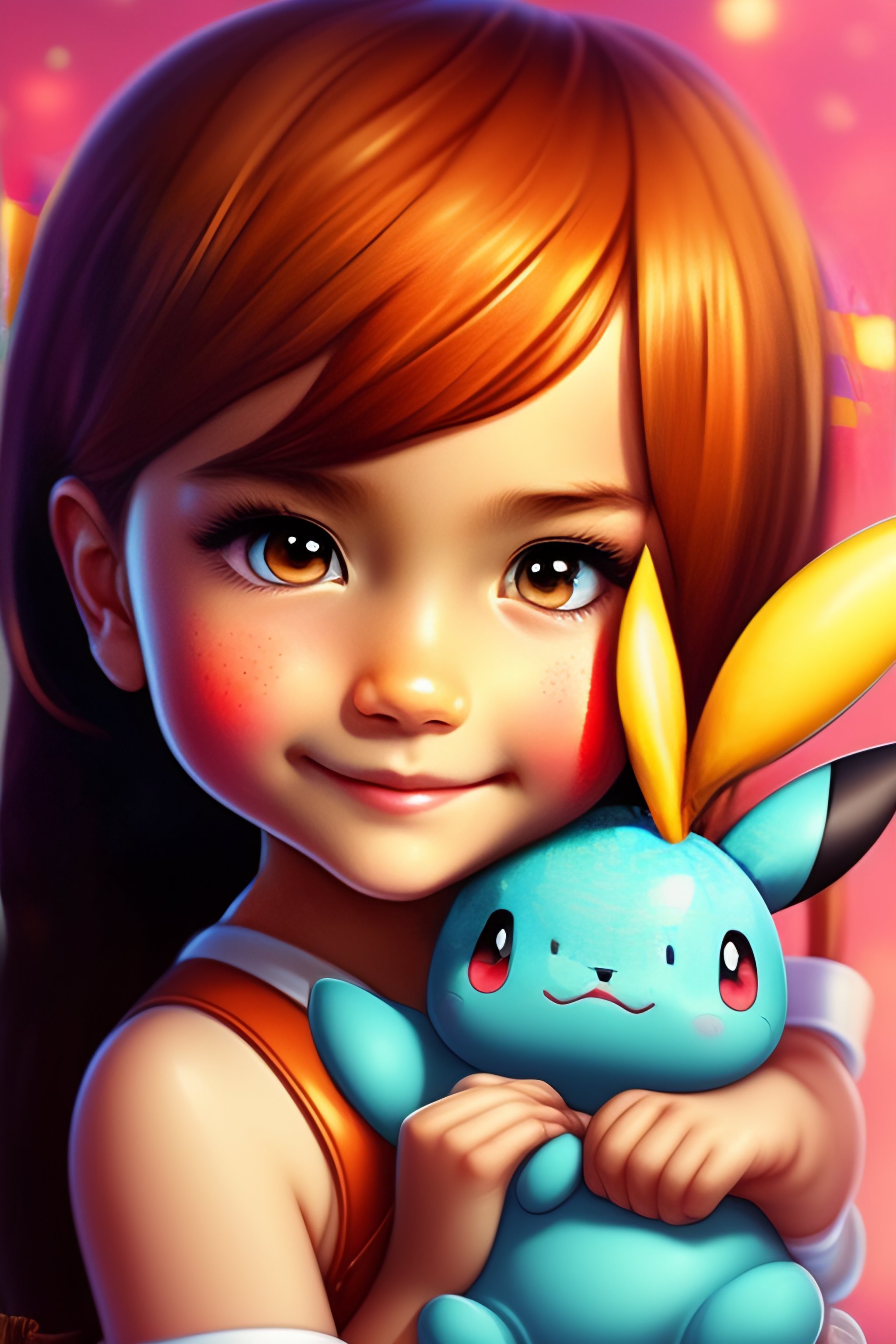 Lexica - Pokemon , cartoon character,cute,sweet ,portrait