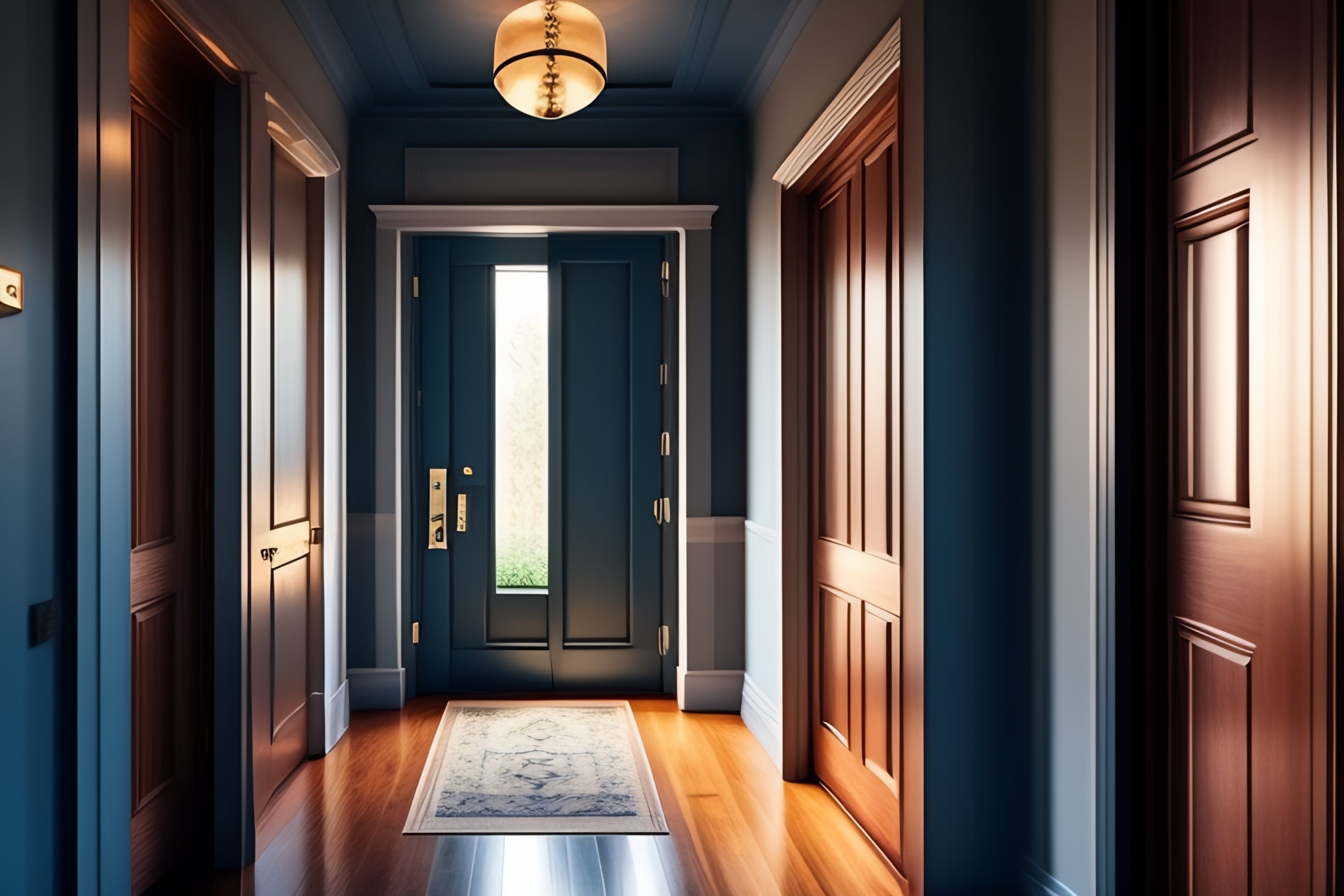 Lexica - A hallway that shows 20 doors