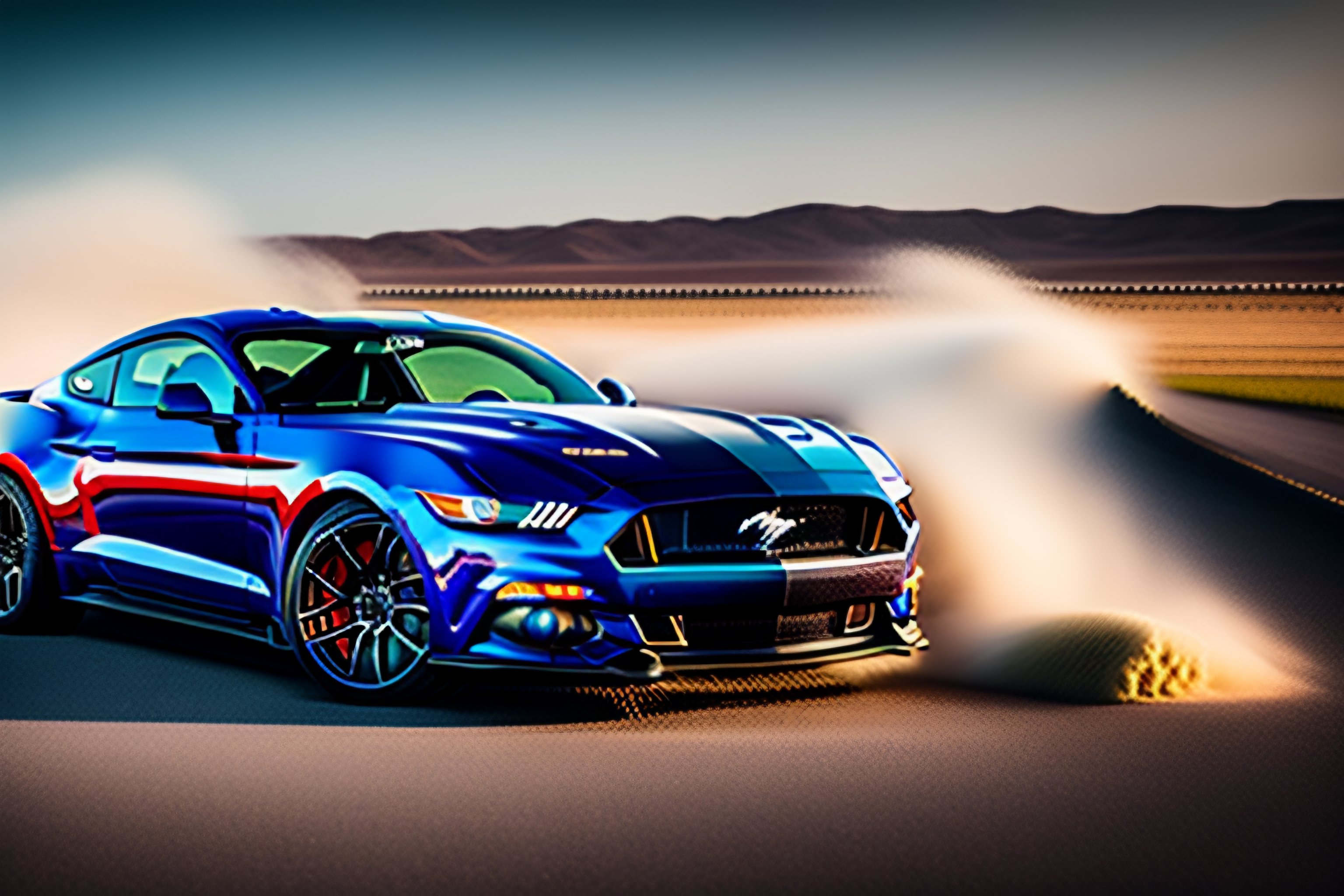 Lexica - Ultra hd! editorial, iso 400, 8k ,photoshoot ford mustang