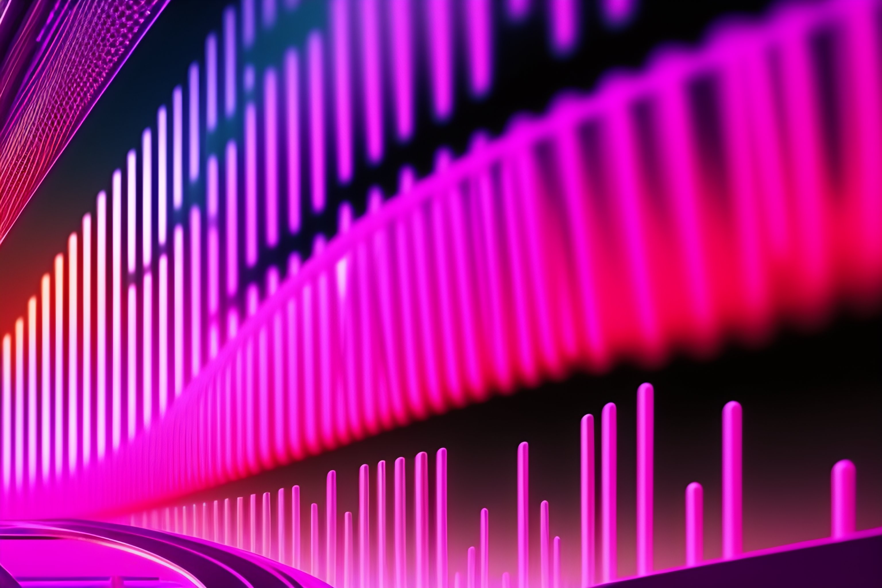 Lexica - 70s futuristic illustration of DNA in a cyberpunk setting pink ...