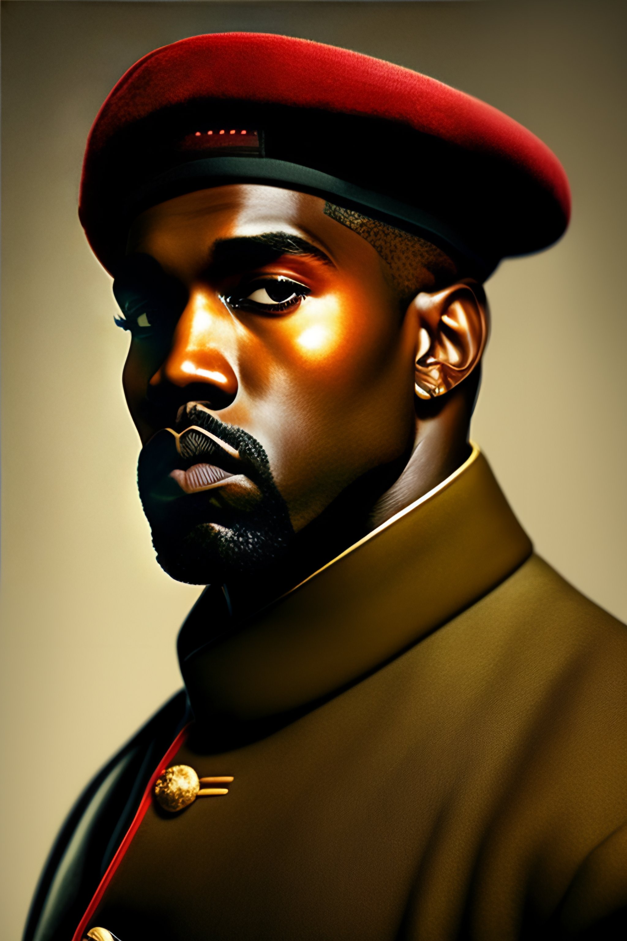 Lexica - Kanye west as a German soldier from ww2, cinematic, movie ...