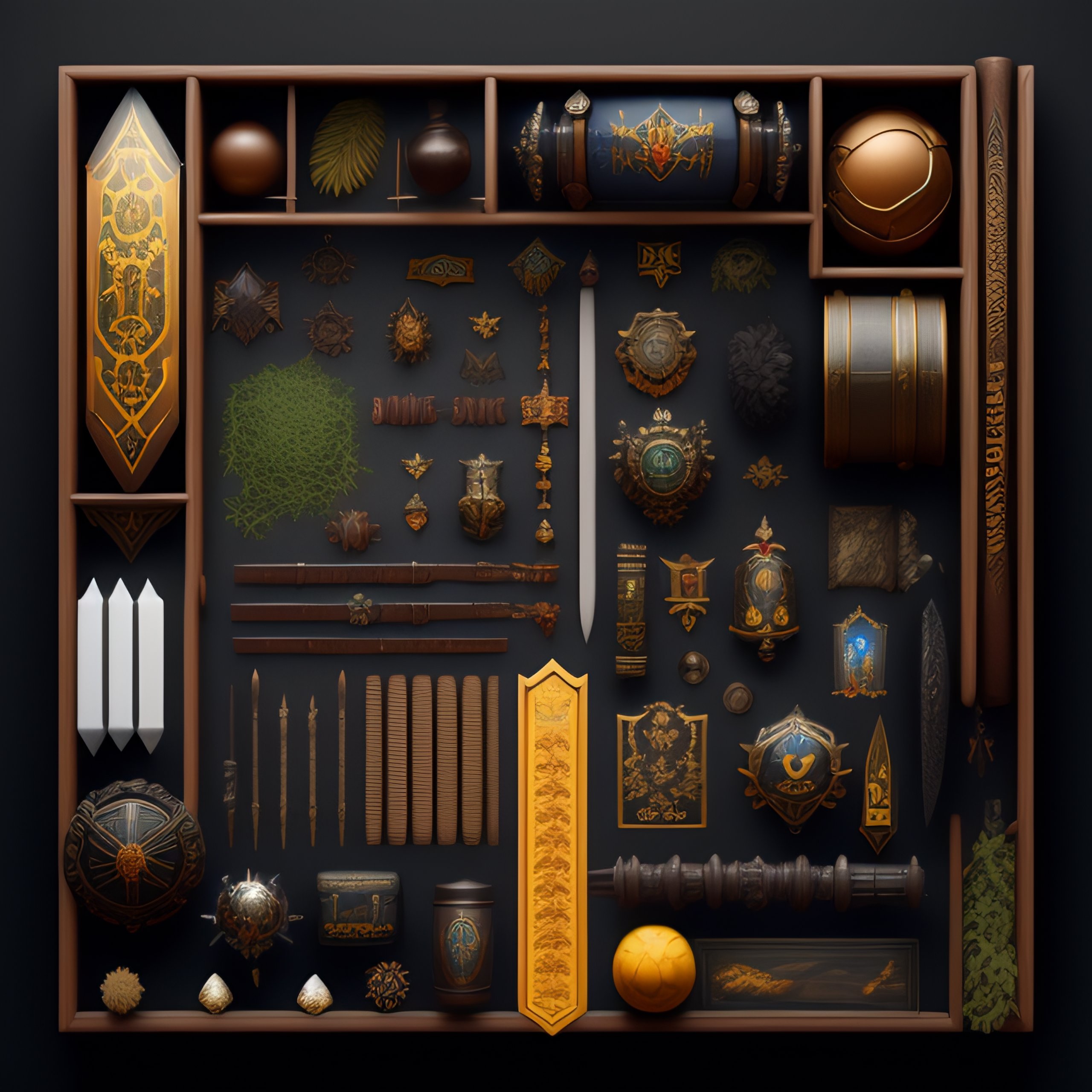 Lexica - Warhammer 4k, Costumes and props, Knolling, Knolling layout ...