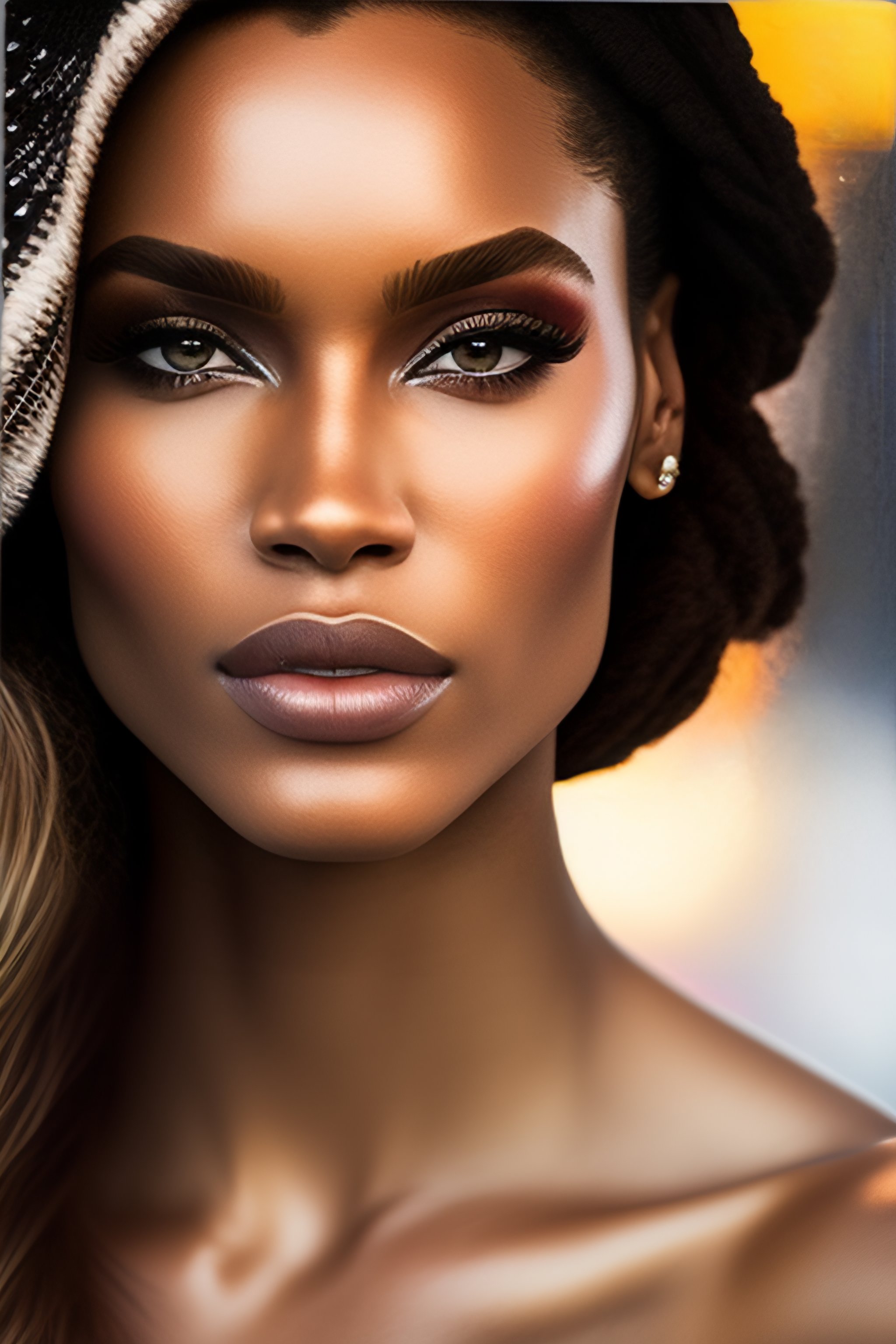 Lexica - Social media, white-skinned female model, urban style