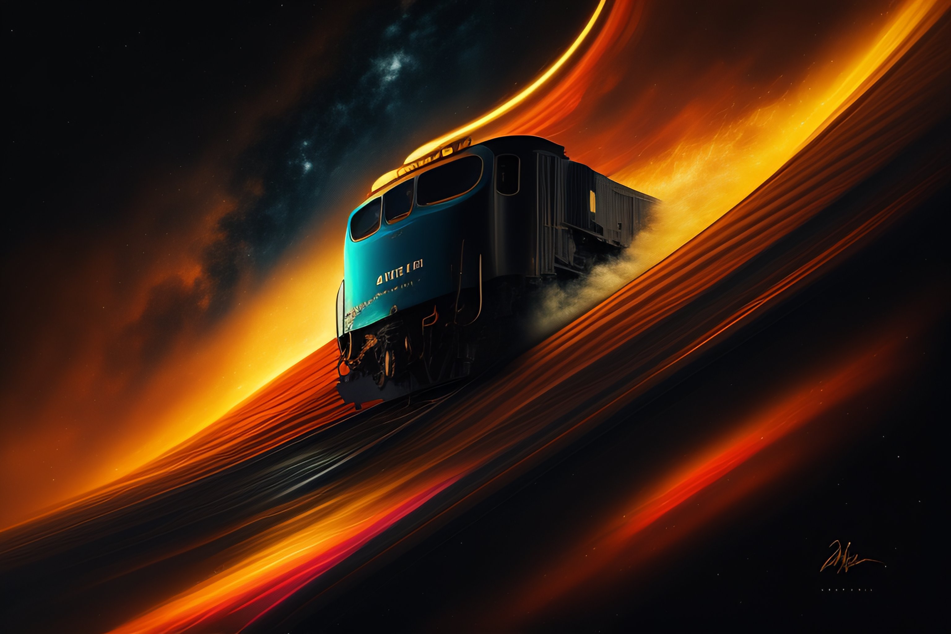 Lexica - Art on black background