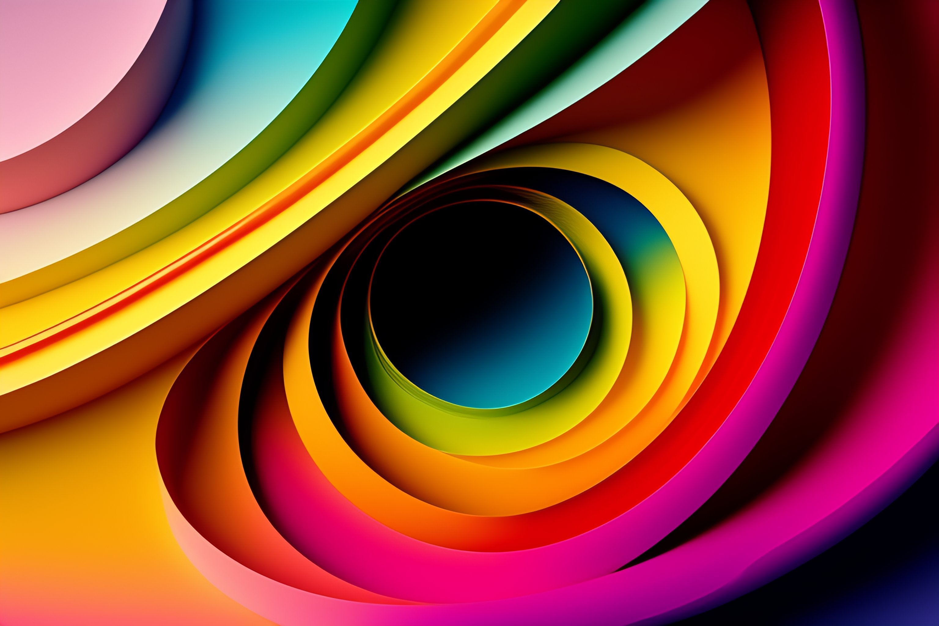 Lexica - Abstract image of layered colored paper