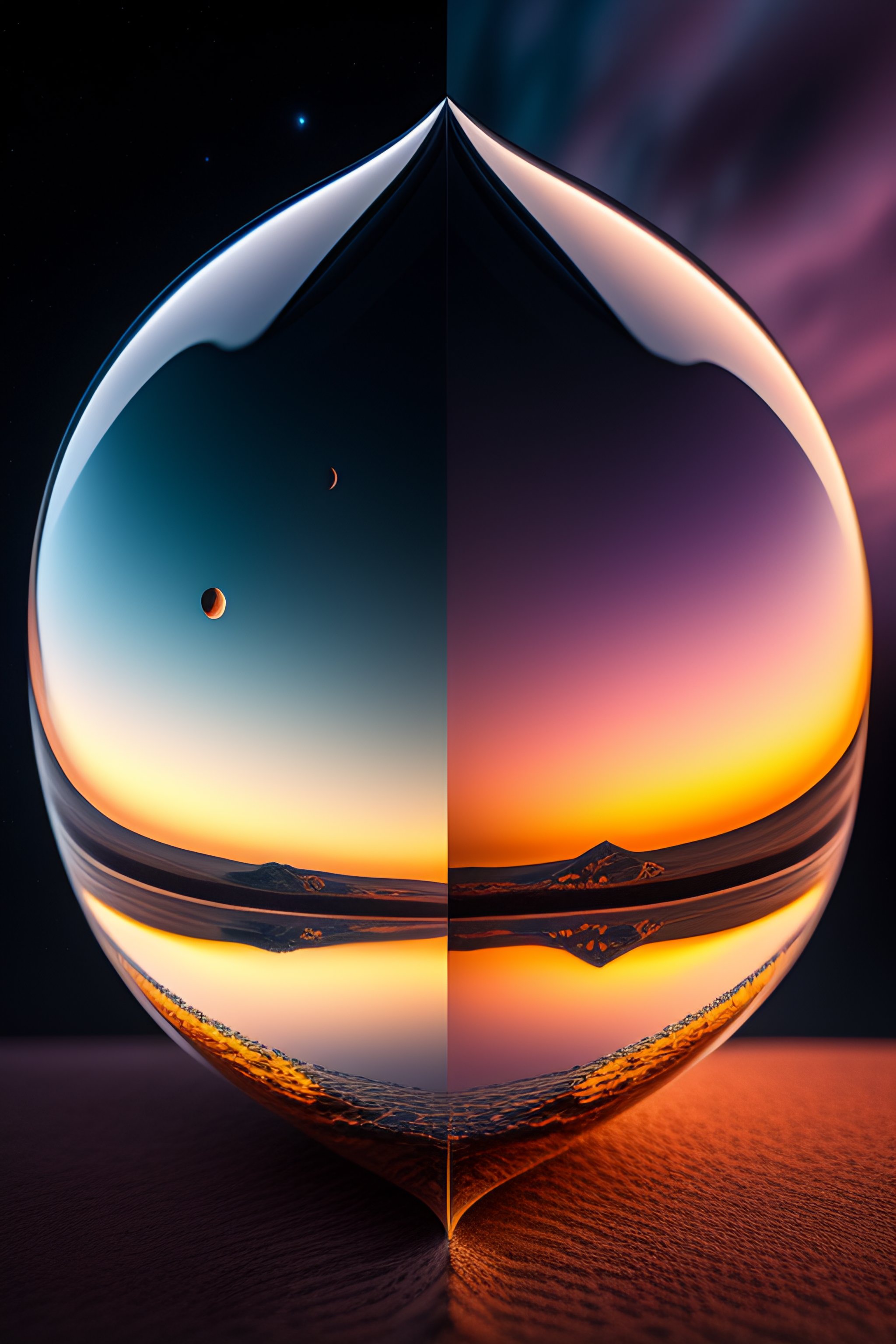 Lexica - A stuning image of beaulifull mirrored infinite icosahedron 8k ...